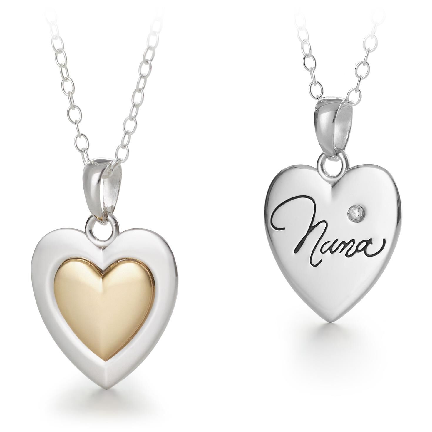 Nana Heart Sterling Silver Necklace Necklaces Hallmark