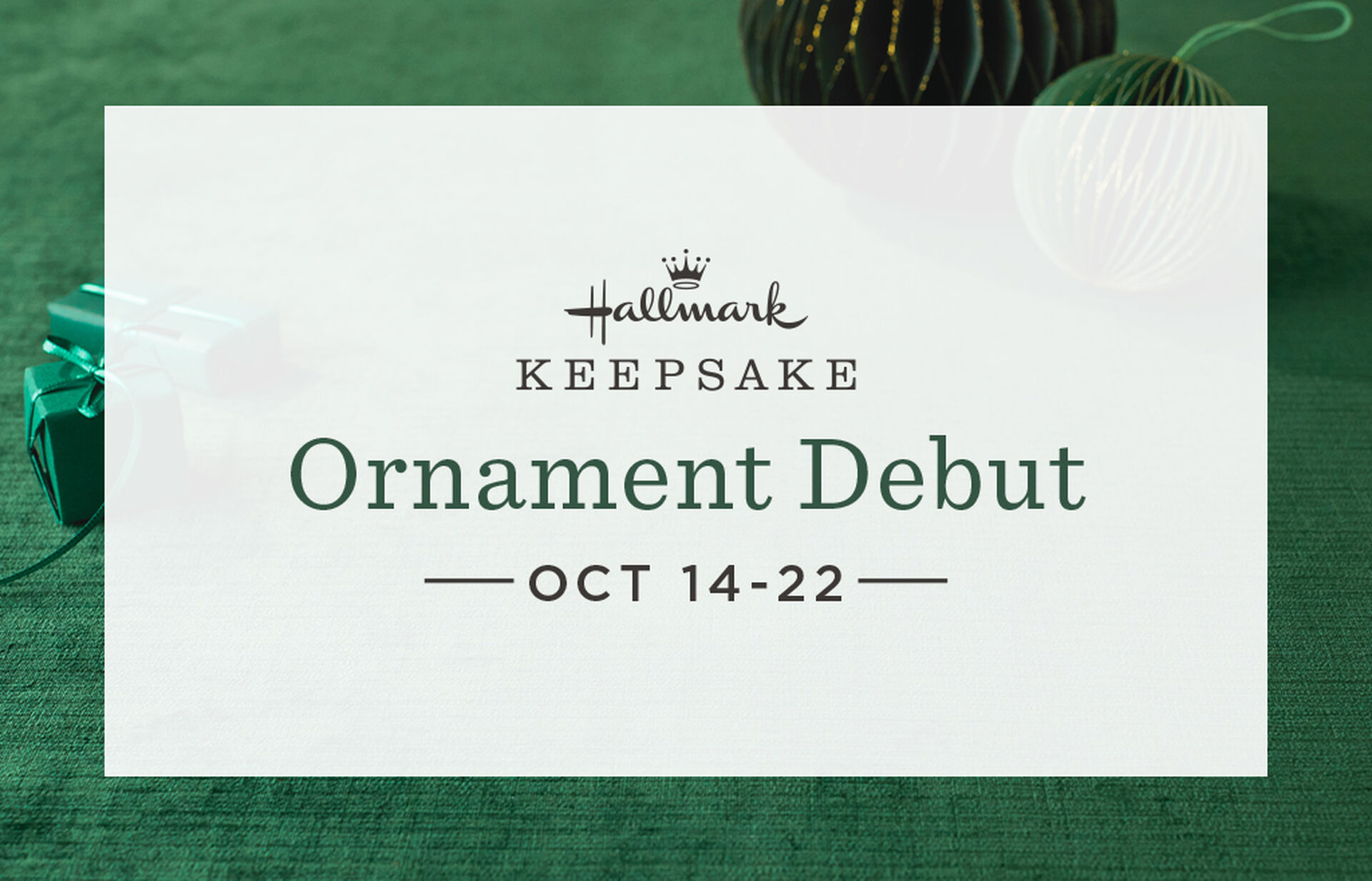 Keepsake Ornament Events | Hallmark