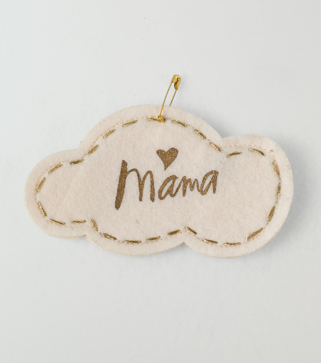 Mama Cloud Name Badge