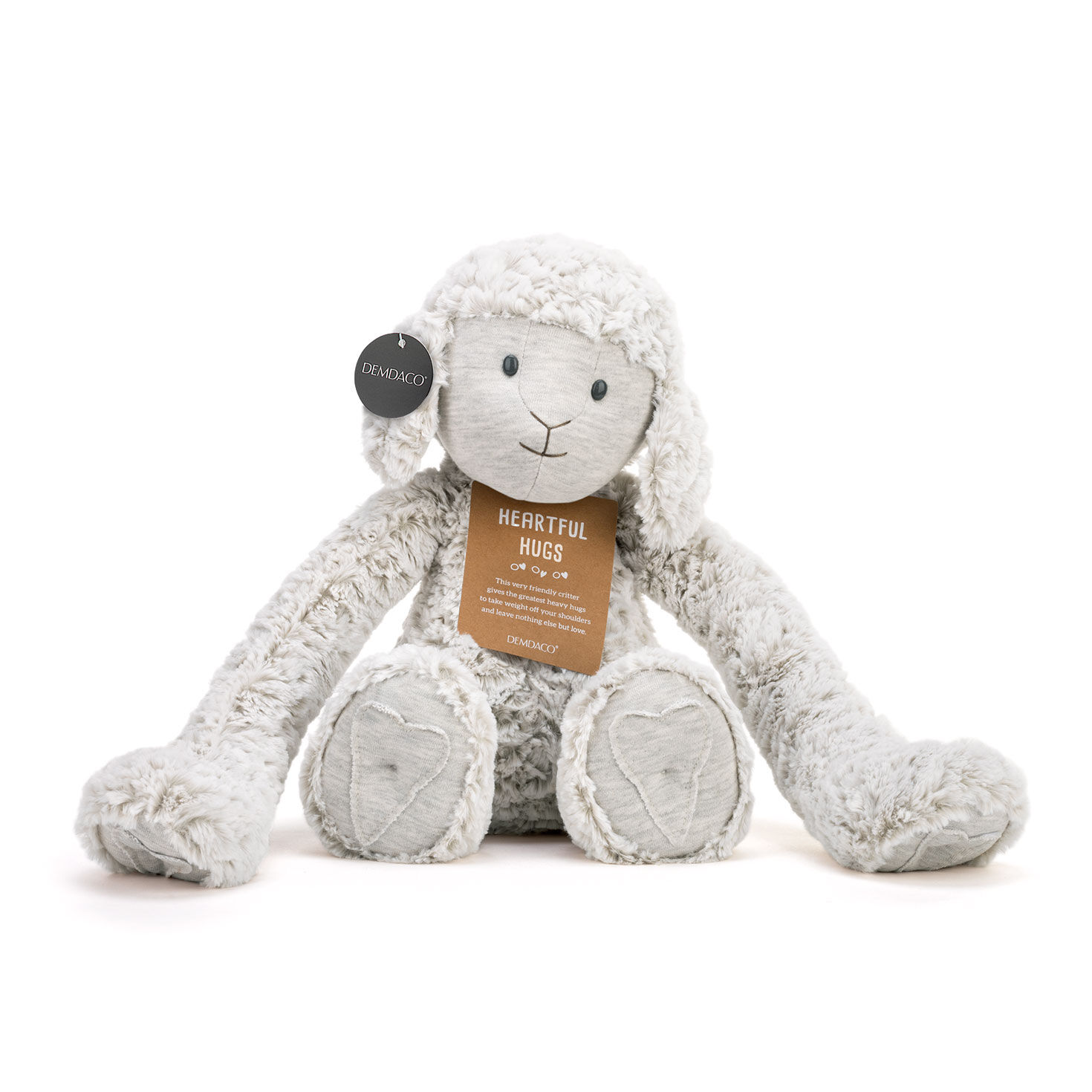 Demdaco Heartful Hugs Lamb Plush, 17" - Classic Stuffed Animals | Hallmark