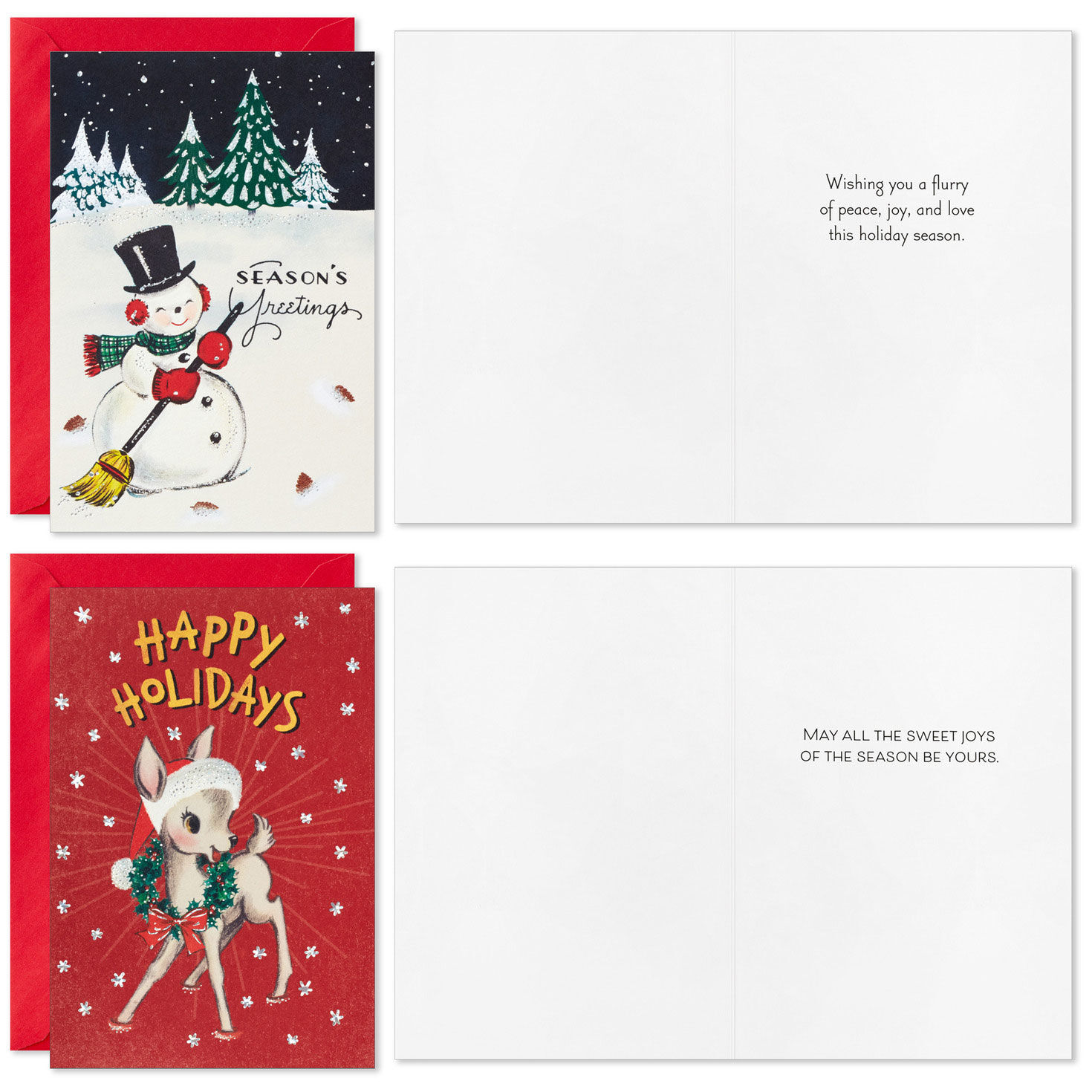 Nostalgic Artwork Boxed Christmas Cards Assortment, Pack of 36 - Boxed ...