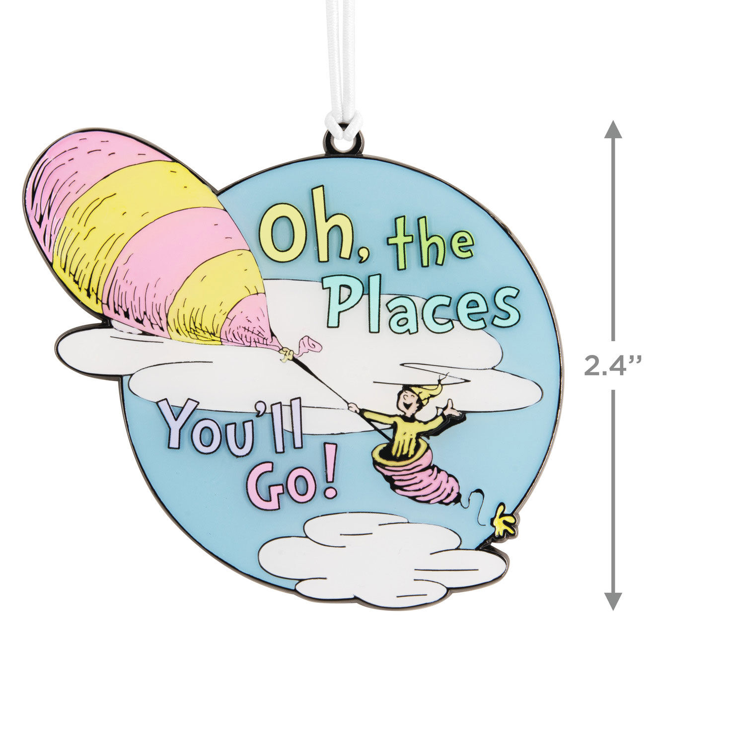 Dr. Seuss Oh, the Places You'll Go! Metal Hallmark Ornament - Hallmark ...