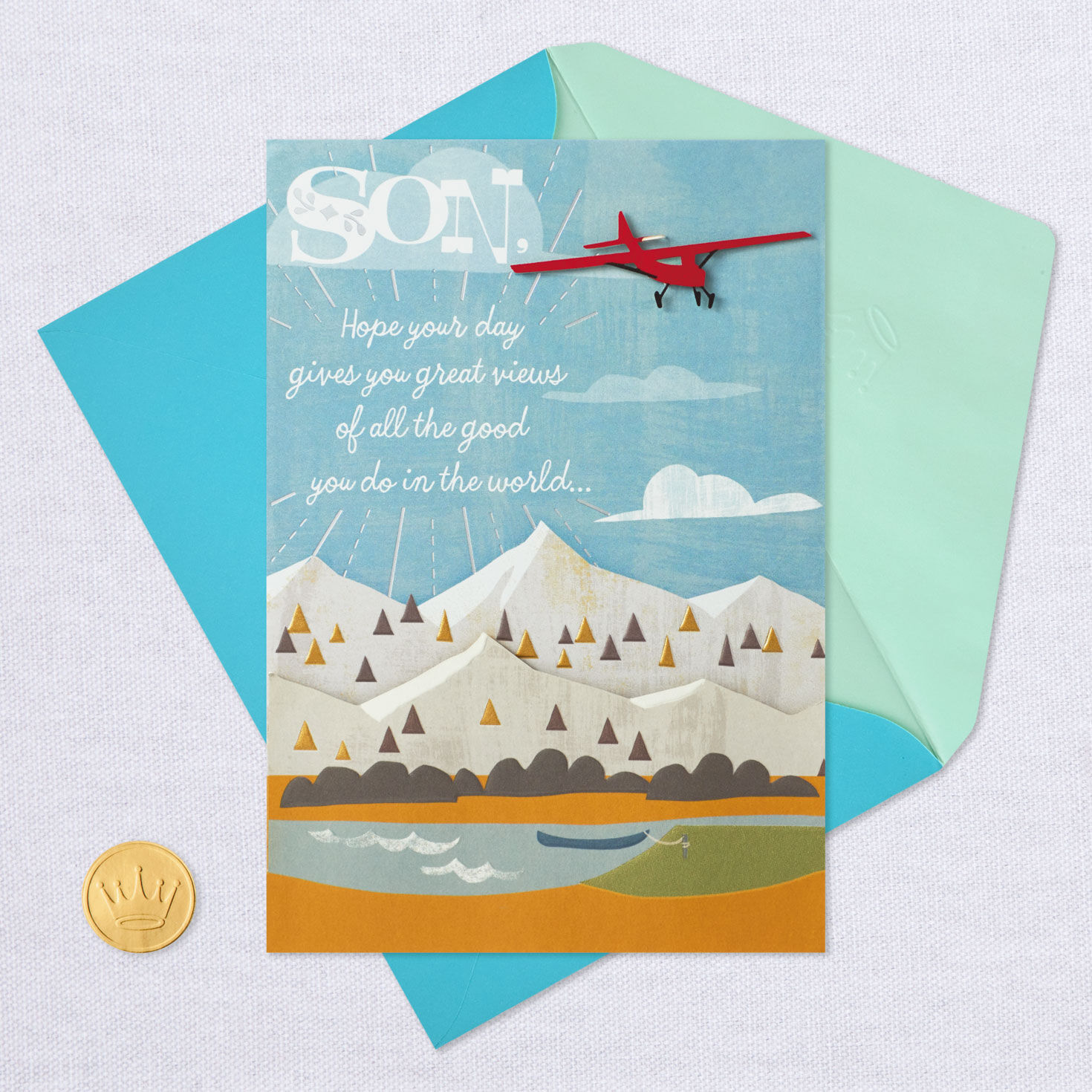 So Loved Airplane Birthday Card for Son - Greeting Cards | Hallmark