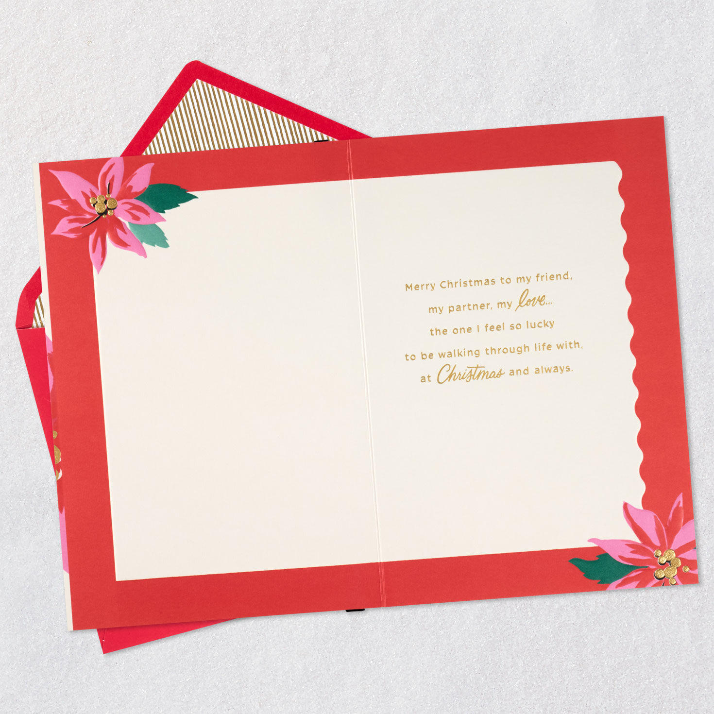 Lacey Chabert Collection I Love You Romantic Christmas Card - Greeting ...