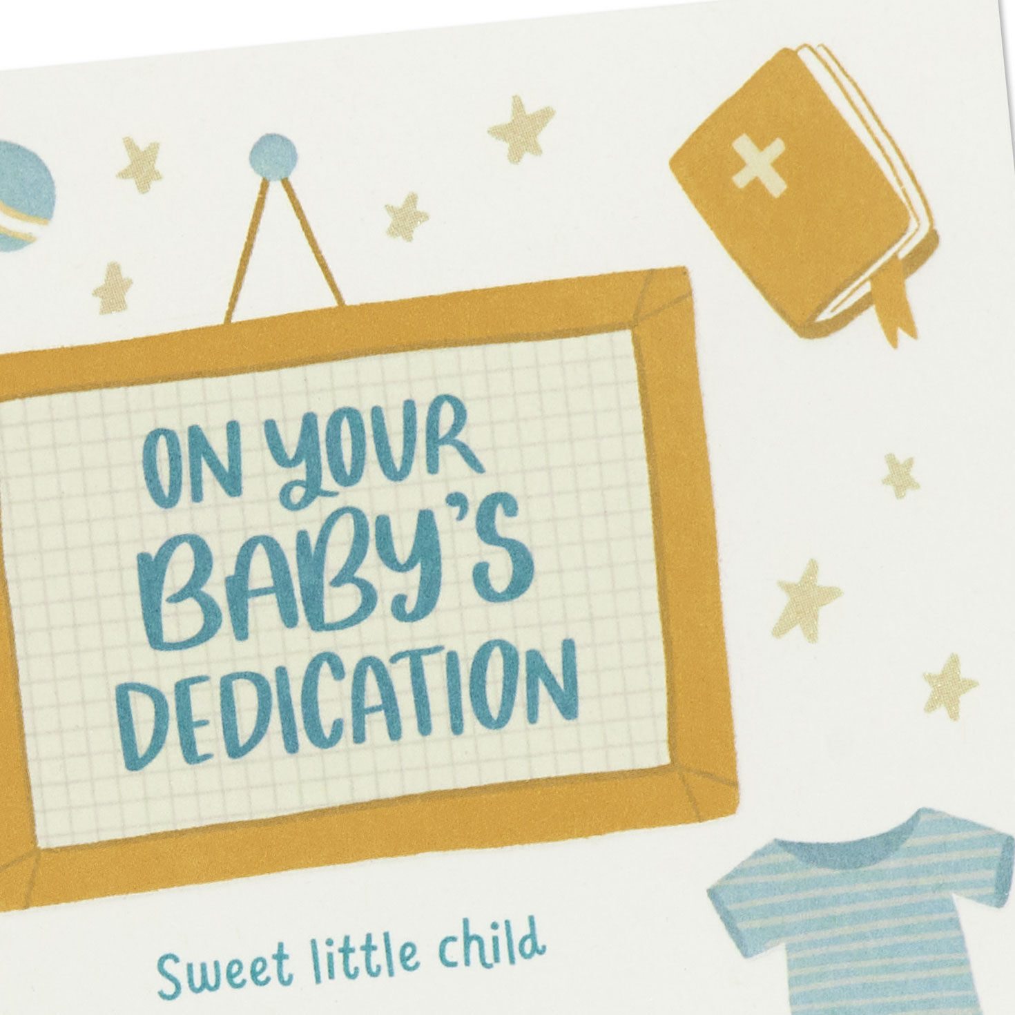 Sweet Child of Promise and Joy Baby Dedication Card - Greeting Cards ...