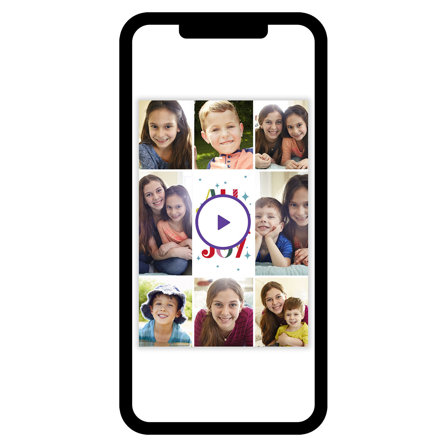 All the Joy Photo Collage Holiday eCard - eCards | Hallmark