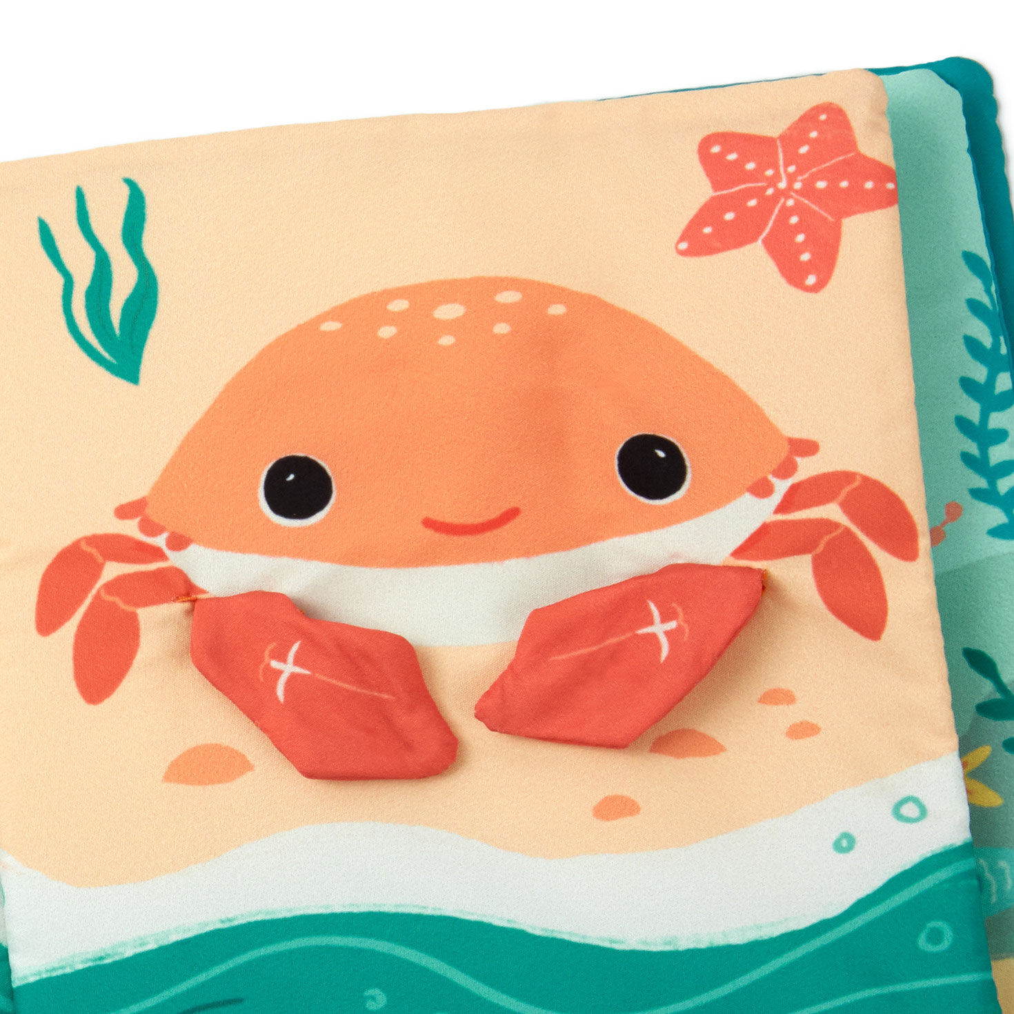 Ocean Friends Touch-and-Feel Fabric Book for Kids - Cloth & Board Books ...