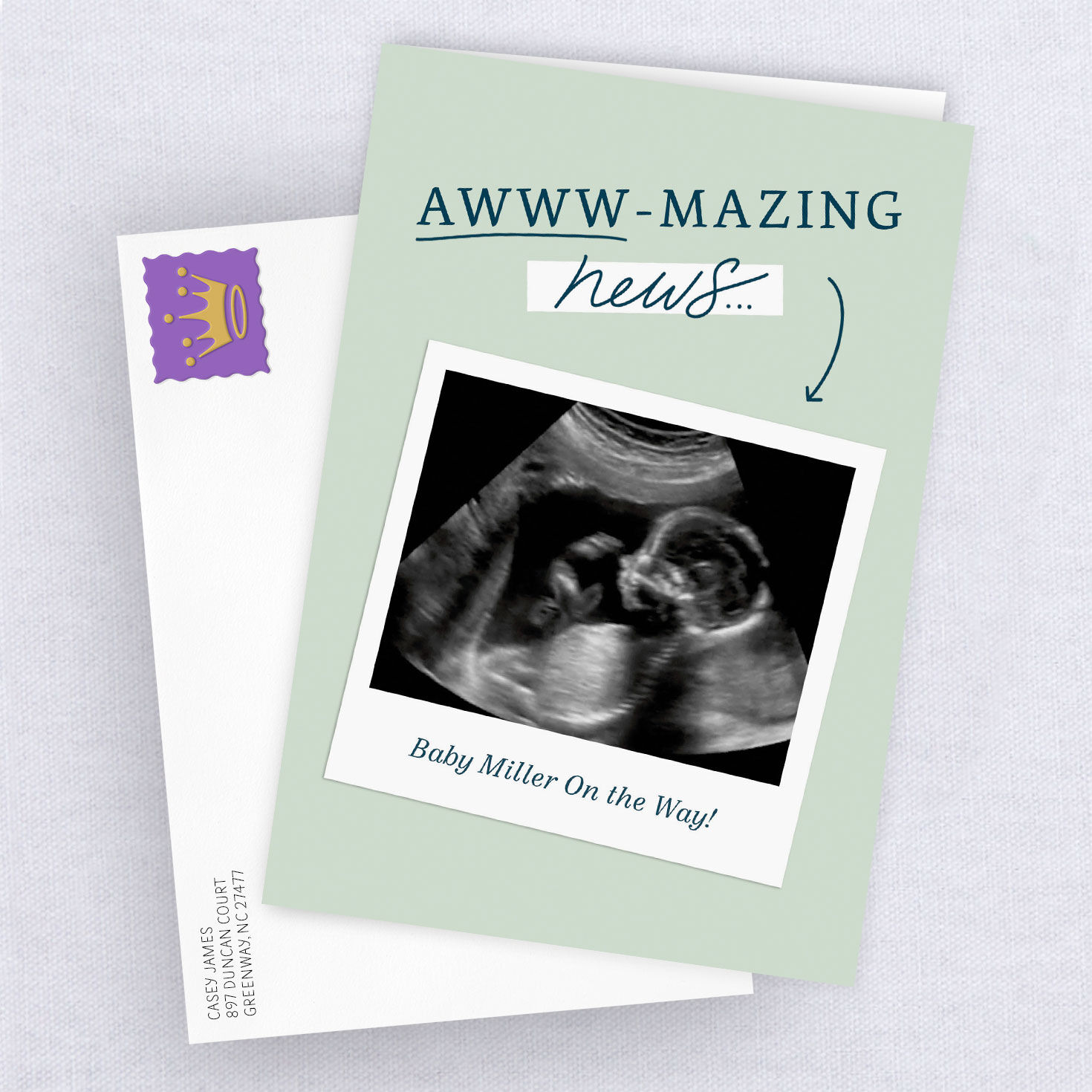 Aw-Mazing News Custom Congratulations Card - Greeting Cards | Hallmark