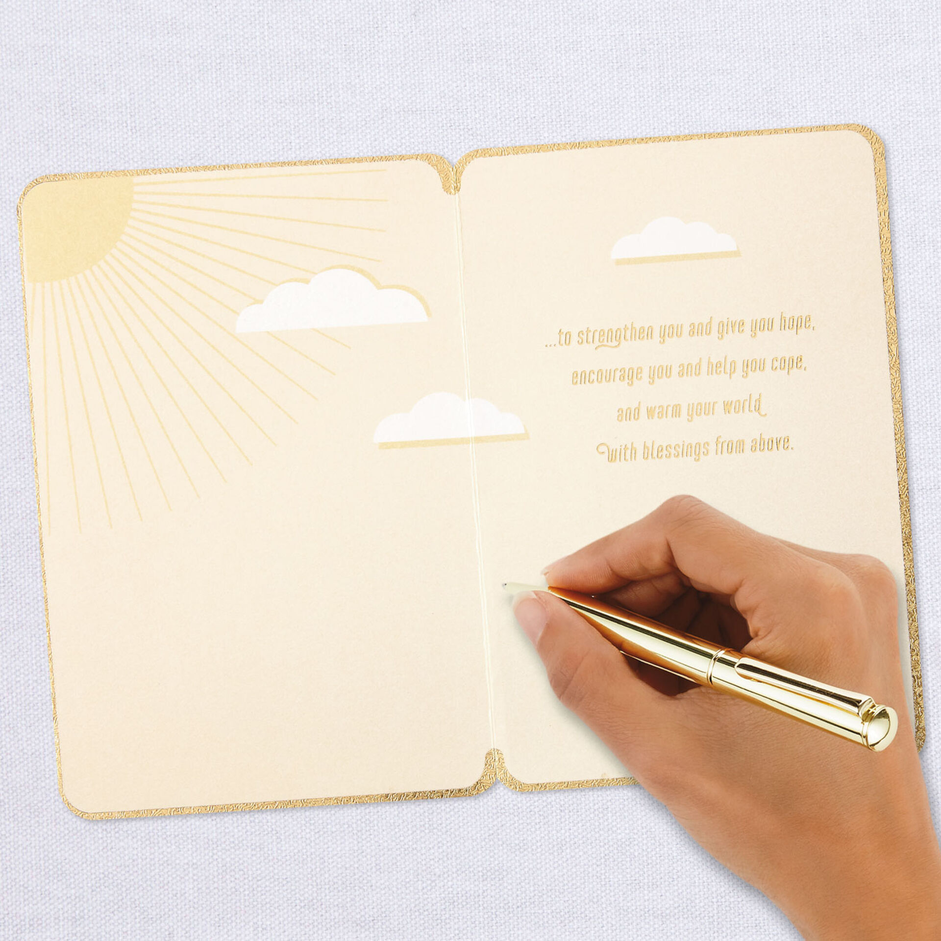 Guardian Angel Wishes Thinking of You Card - Greeting Cards - Hallmark