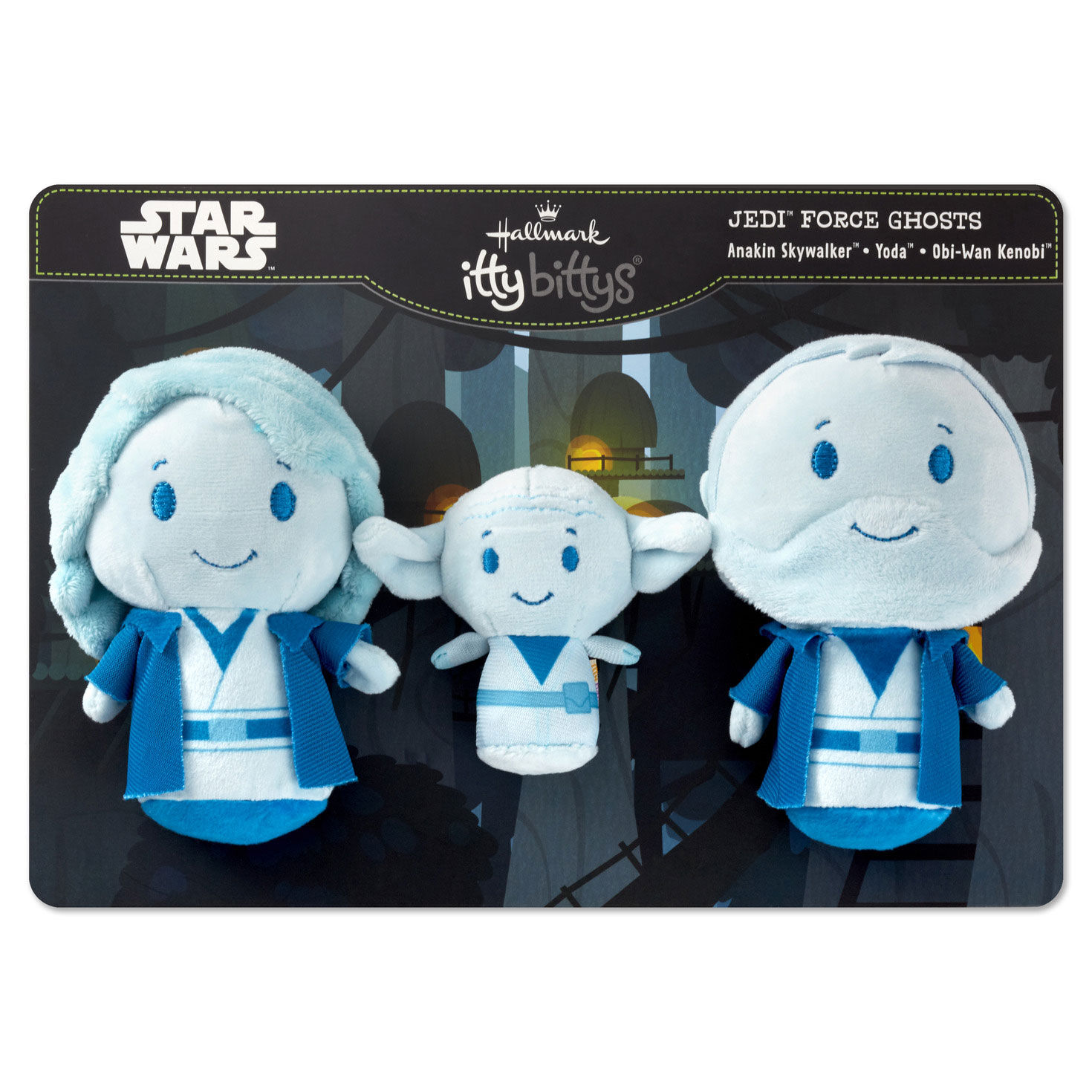 itty bittys® Star Wars™ Jedi™ Force Ghosts Plush, Set of 3 - itty ...