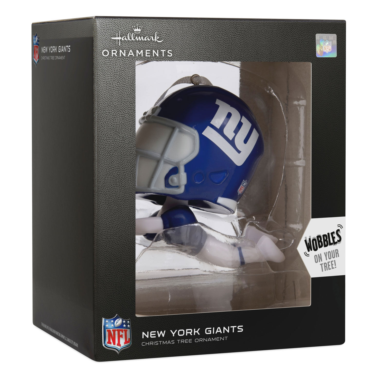 NFL New York Giants Bouncing Buddy Hallmark Ornament - Hallmark ...