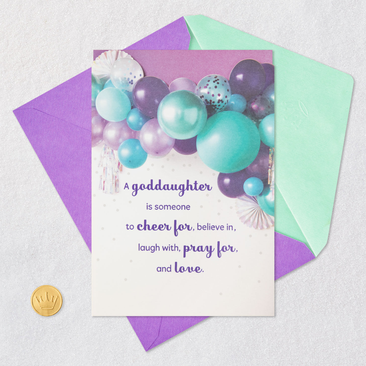 Someone to Cheer for and Love Birthday Card for Goddaughter - Greeting ...