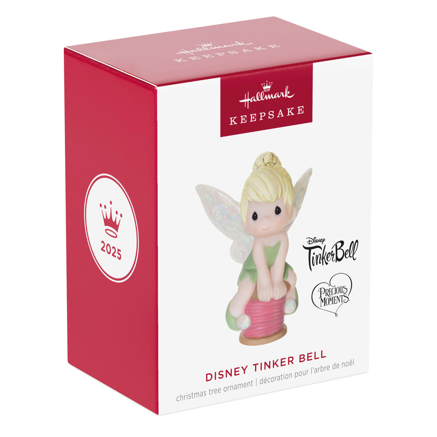 Disney Precious Moments Tinker Bell Porcelain Ornament - Keepsake ...