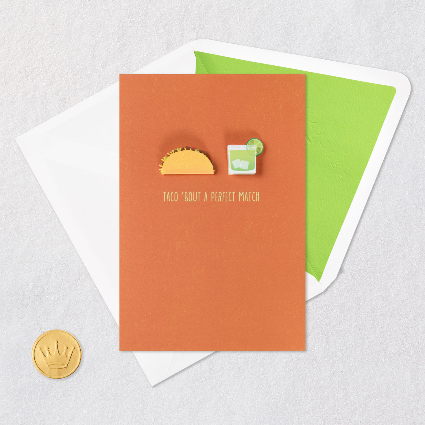 Taco 'Bout a Perfect Match Funny Anniversary Card - Greeting Cards ...