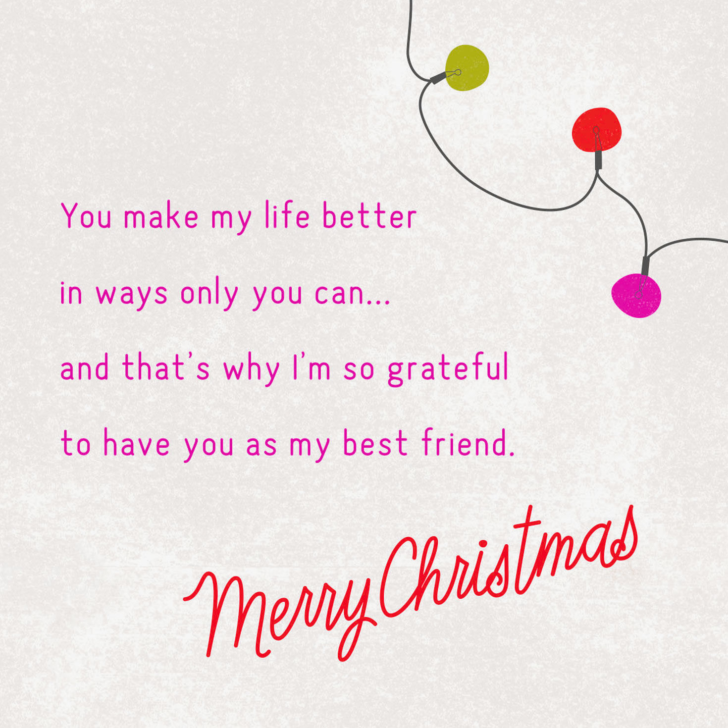 Best Friends Make Holidays Brighter Christmas Card Greeting Cards Hallmark