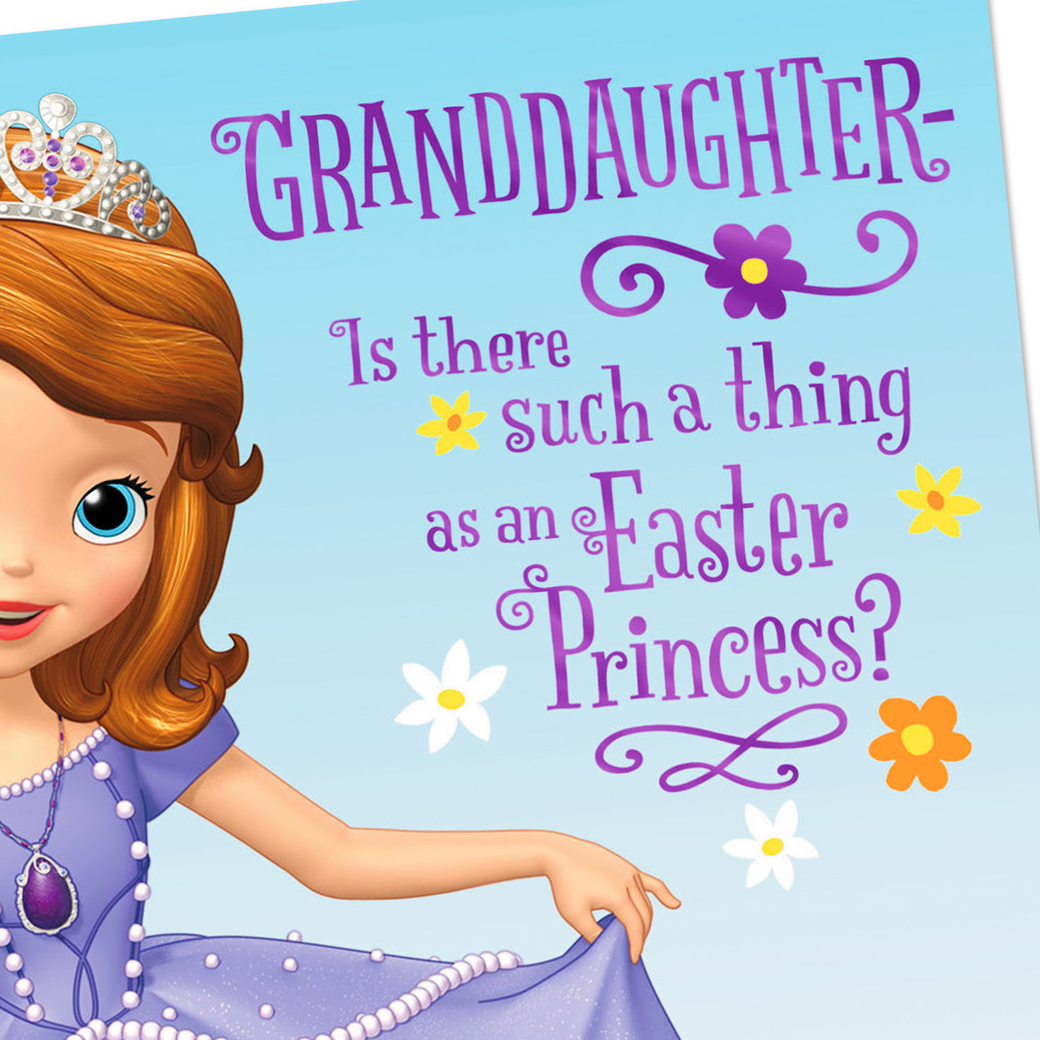 Disney Junior Sofia the First You're an Easter Princess Easter Card for ...