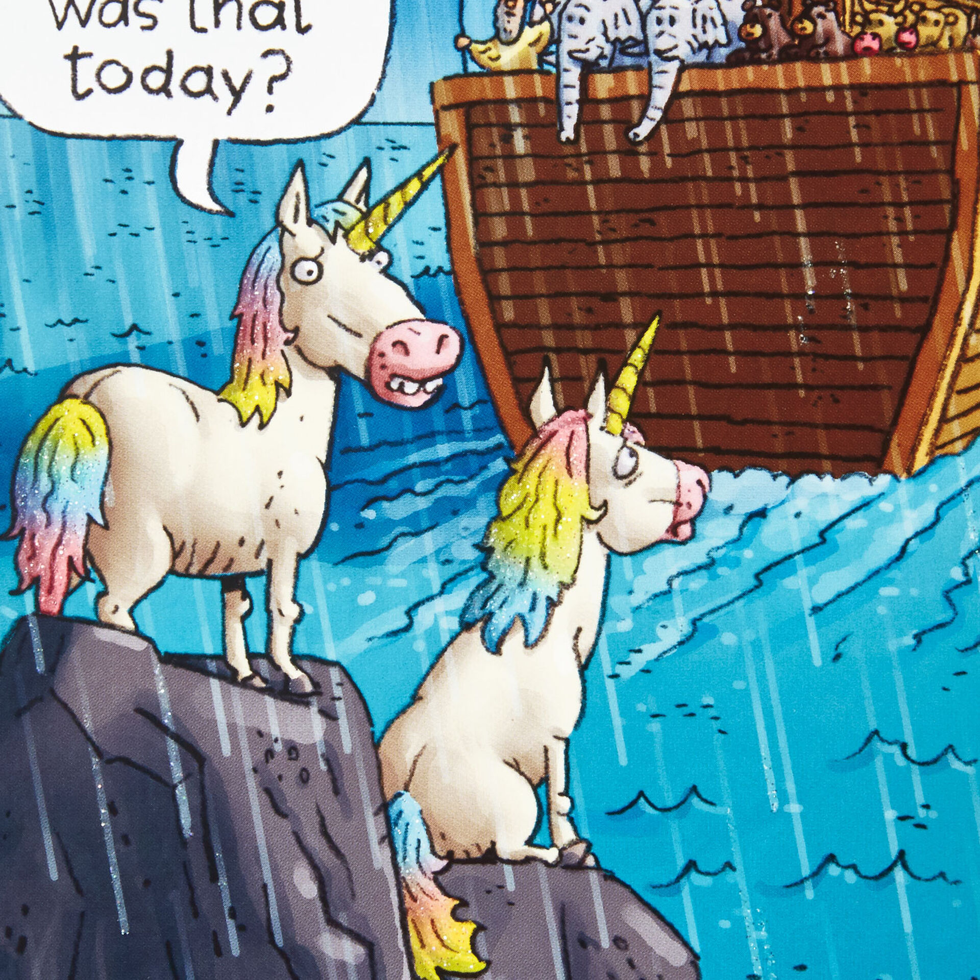 Noah's Ark Unicorns Funny Birthday Card - Greeting Cards - Hallmark