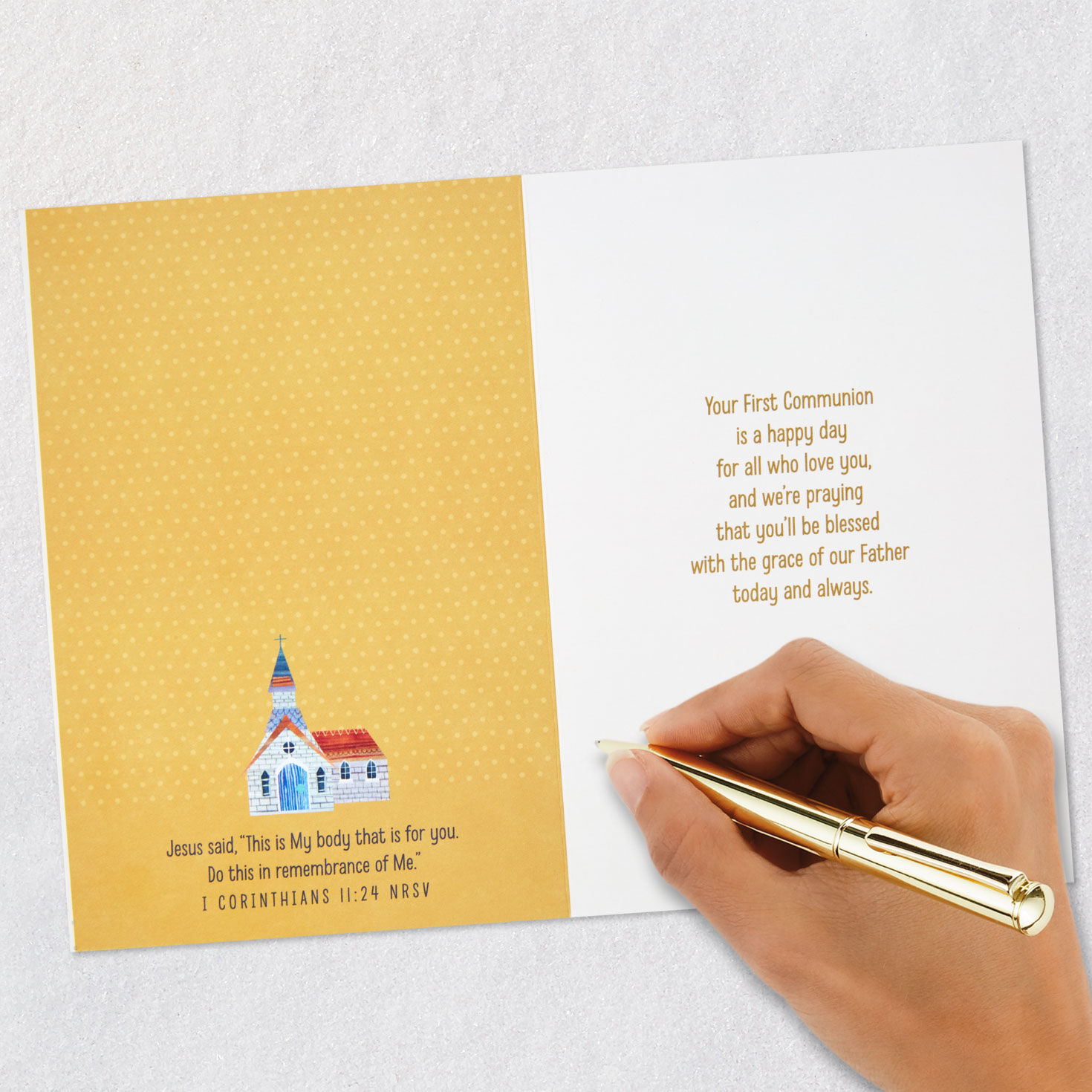 A Happy Day Religious First Communion Card for Godson - Greeting Cards ...