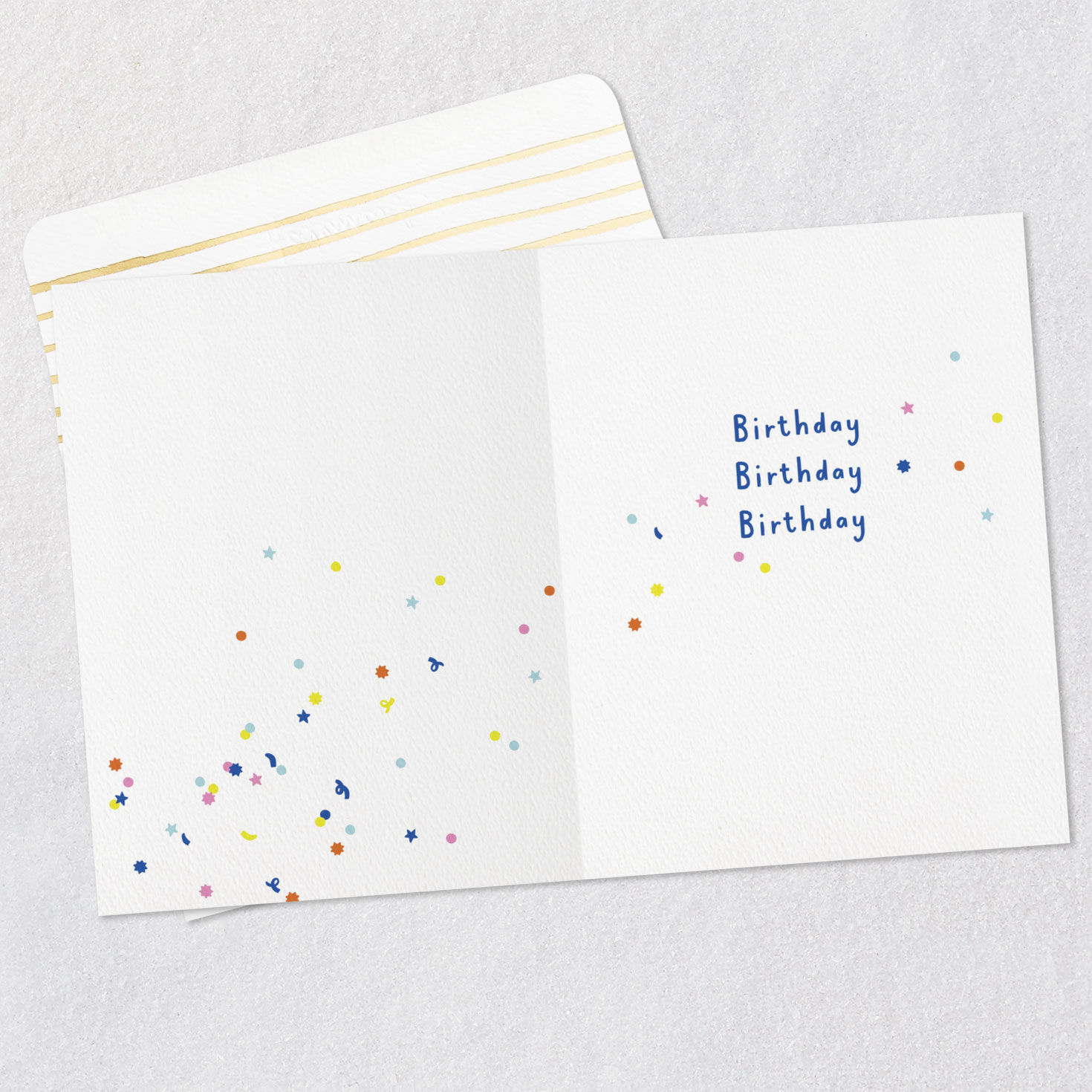 Happy Happy Happy Birthday Card - Greeting Cards | Hallmark
