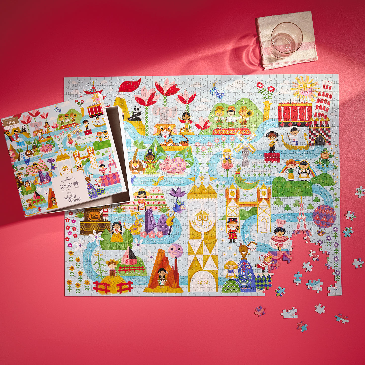 Disney It's a Small World Map 1000-Piece Jigsaw Puzzle - Puzzles | Hallmark