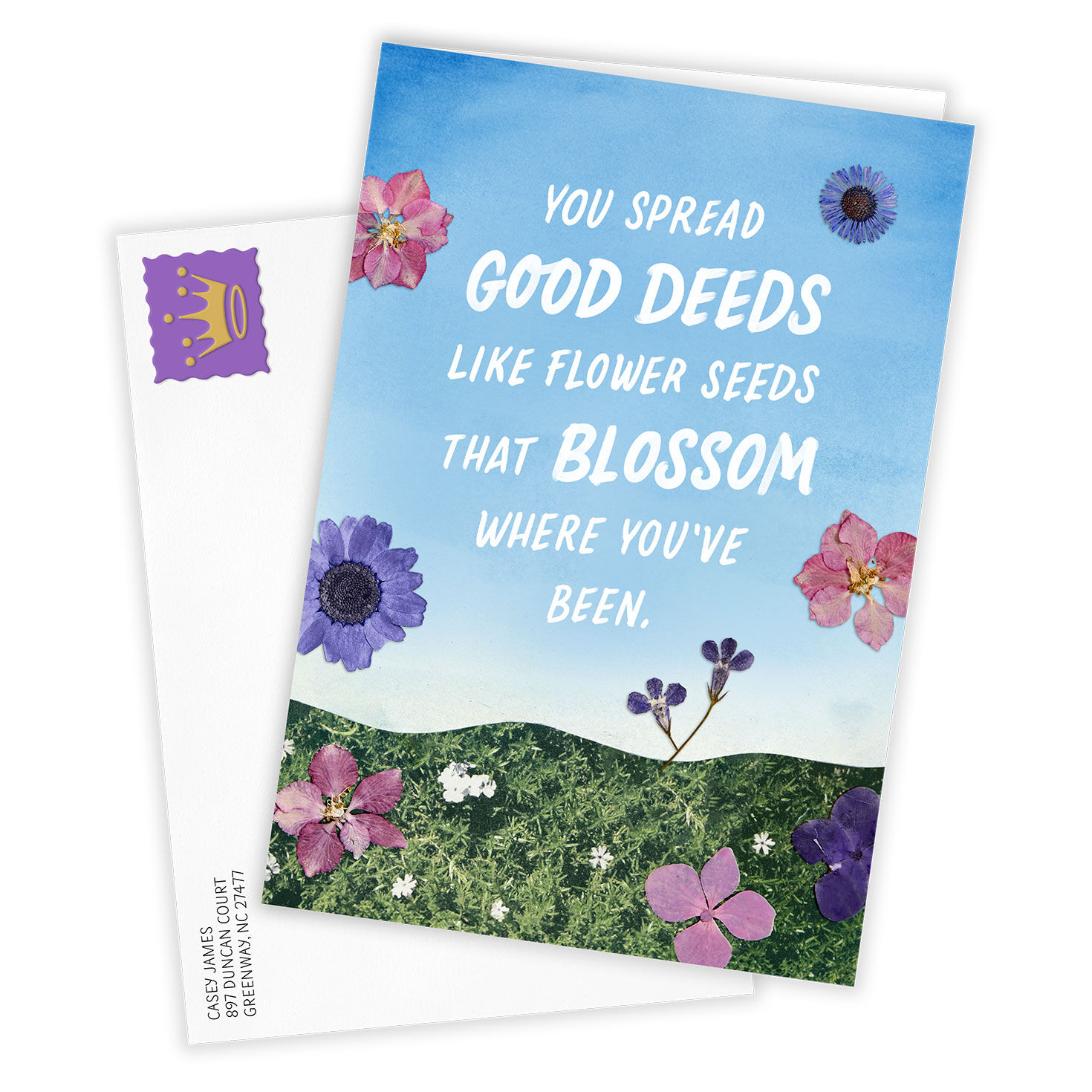 Good Deeds Blossom Custom Thank You Card - Greeting Cards | Hallmark