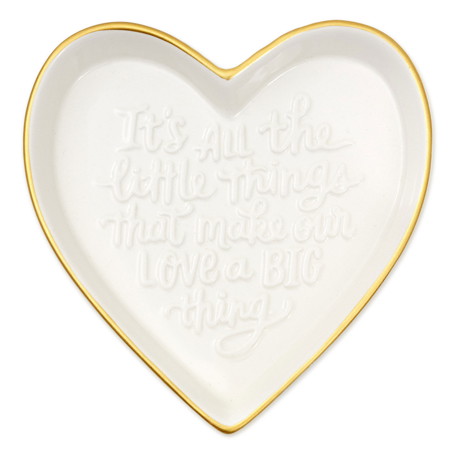 All the Little Things Heart-Shaped Trinket Dish - Trays & Boxes | Hallmark
