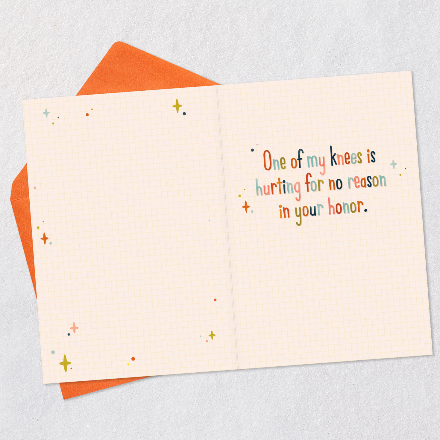 My Knee Hurts in Your Honor Funny 40th Birthday Card - Greeting Cards ...