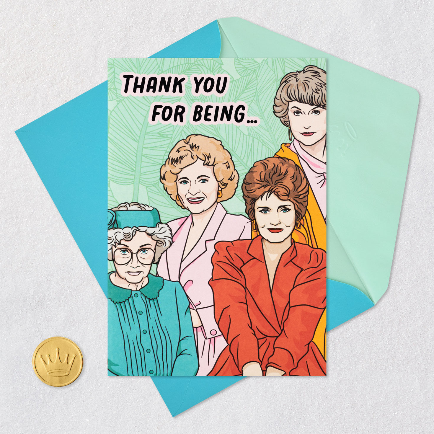 The Golden Girls So Glad You Were Born Birthday Card - Greeting Cards ...