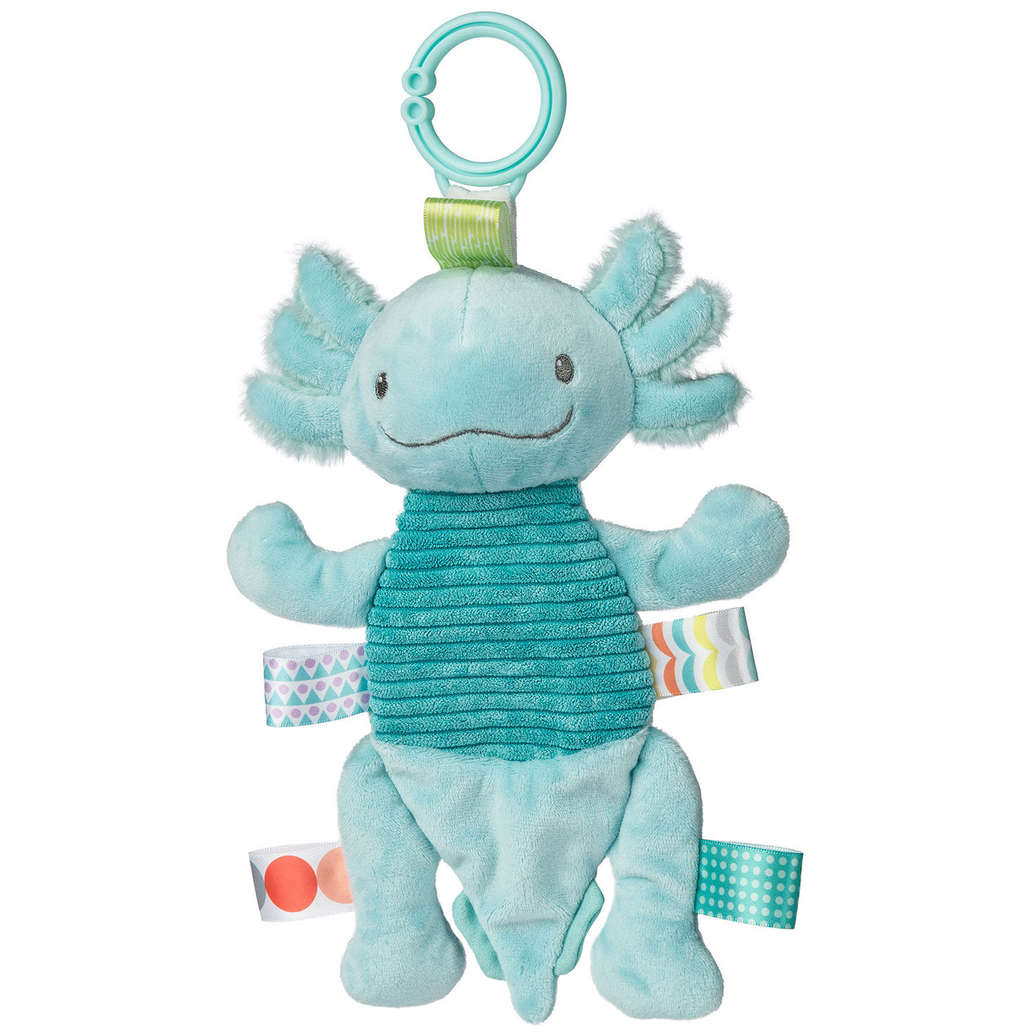 Mary Meyer Taggies Fizzy Axolotl Crinkle Plush Toy, 10" H - Baby ...