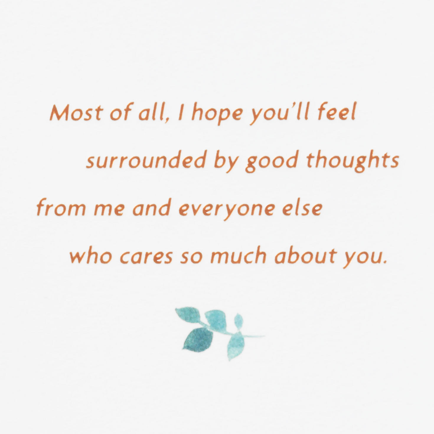 Wishing You Peace and Healing Sympathy Card - Greeting Cards | Hallmark