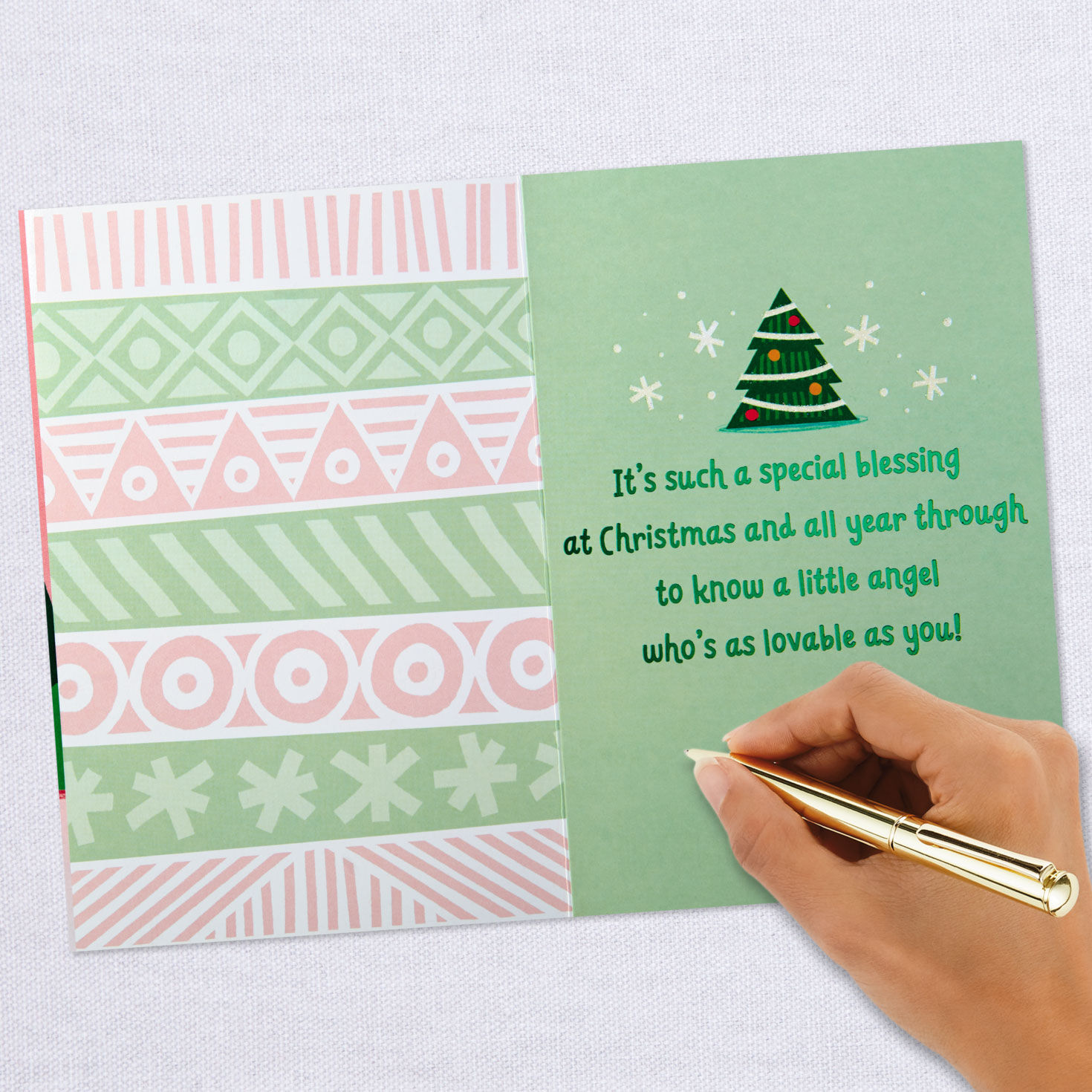 You're a Little Angel Christmas Card for Girl - Greeting Cards | Hallmark