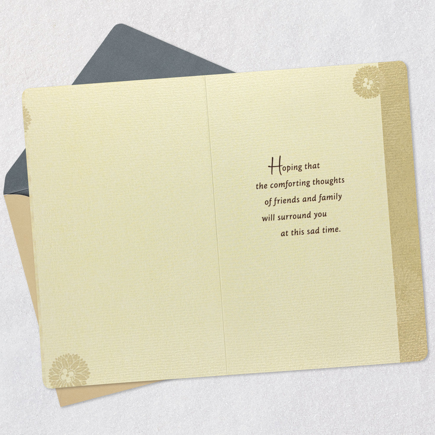 Comforting Thoughts Are With You Sympathy Card - Greeting Cards | Hallmark