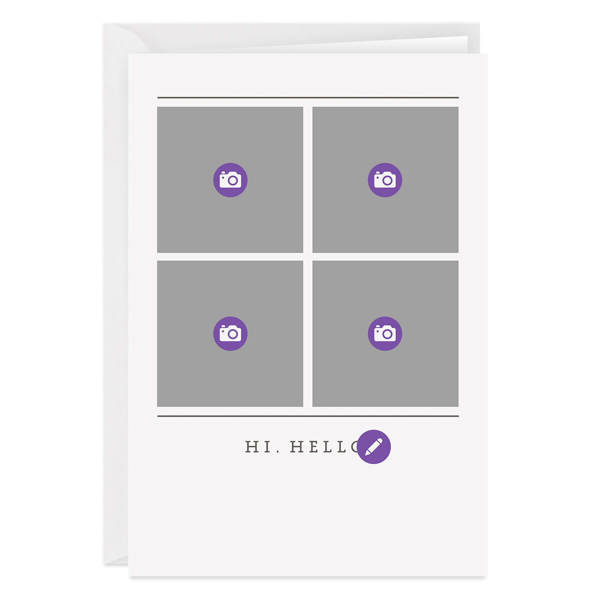 Personalized Create Your Own Photo Collage Photo Card - Greeting Cards ...