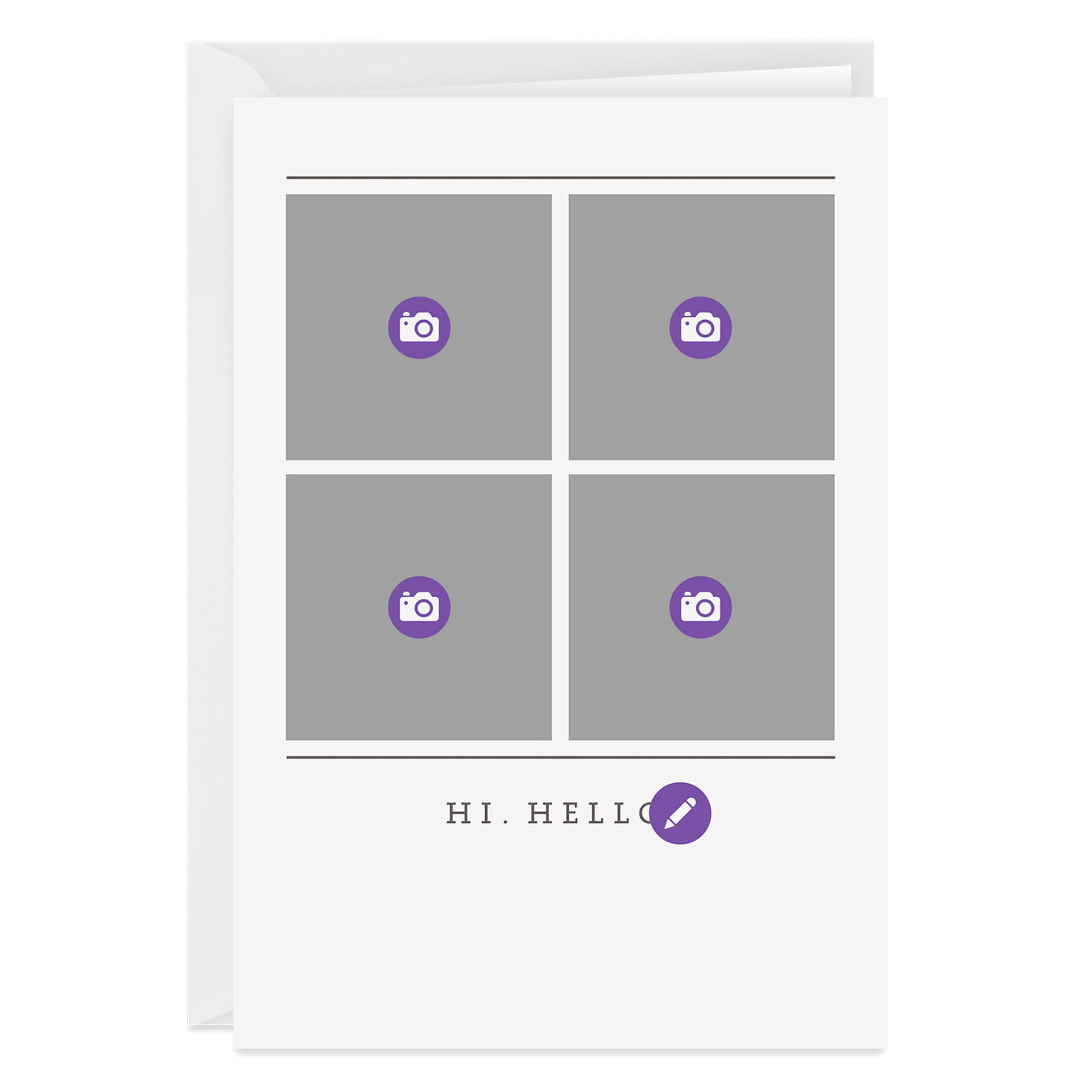 Personalized Create Your Own Photo Collage Photo Card - Greeting Cards ...