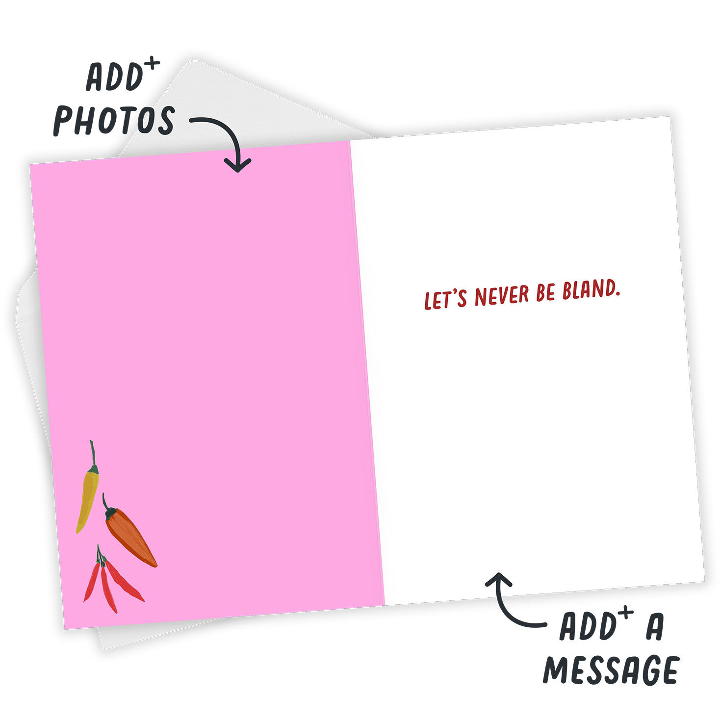 Spicy Not Bland Custom Card - Greeting Cards | Hallmark
