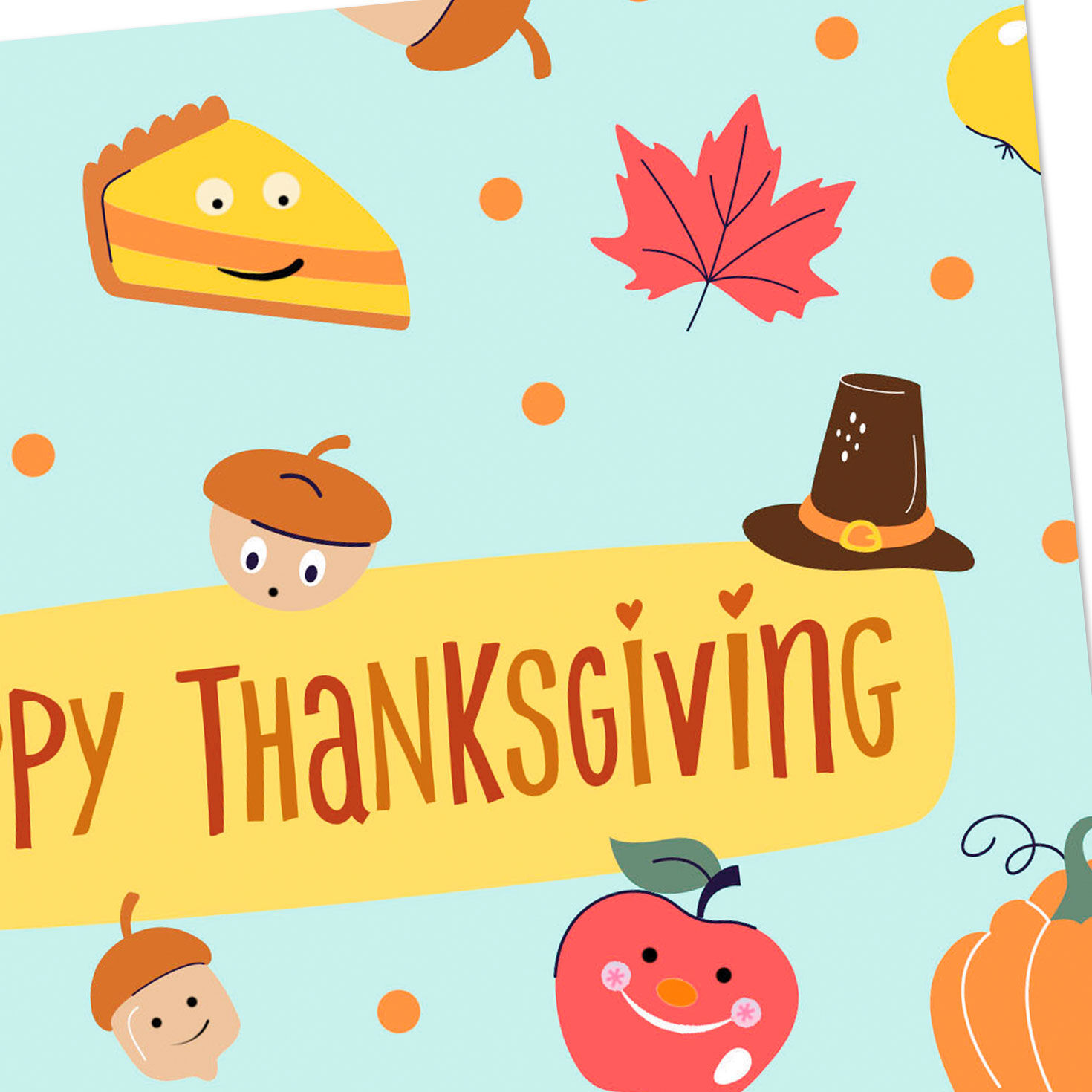 Extra Happy, Extra Fun Thanksgiving Card for Kids - Greeting Cards ...