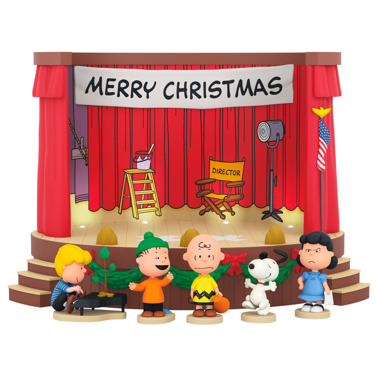 The Peanuts® Gang Merry Christmas, Charlie Brown! Tabletop Decoration ...