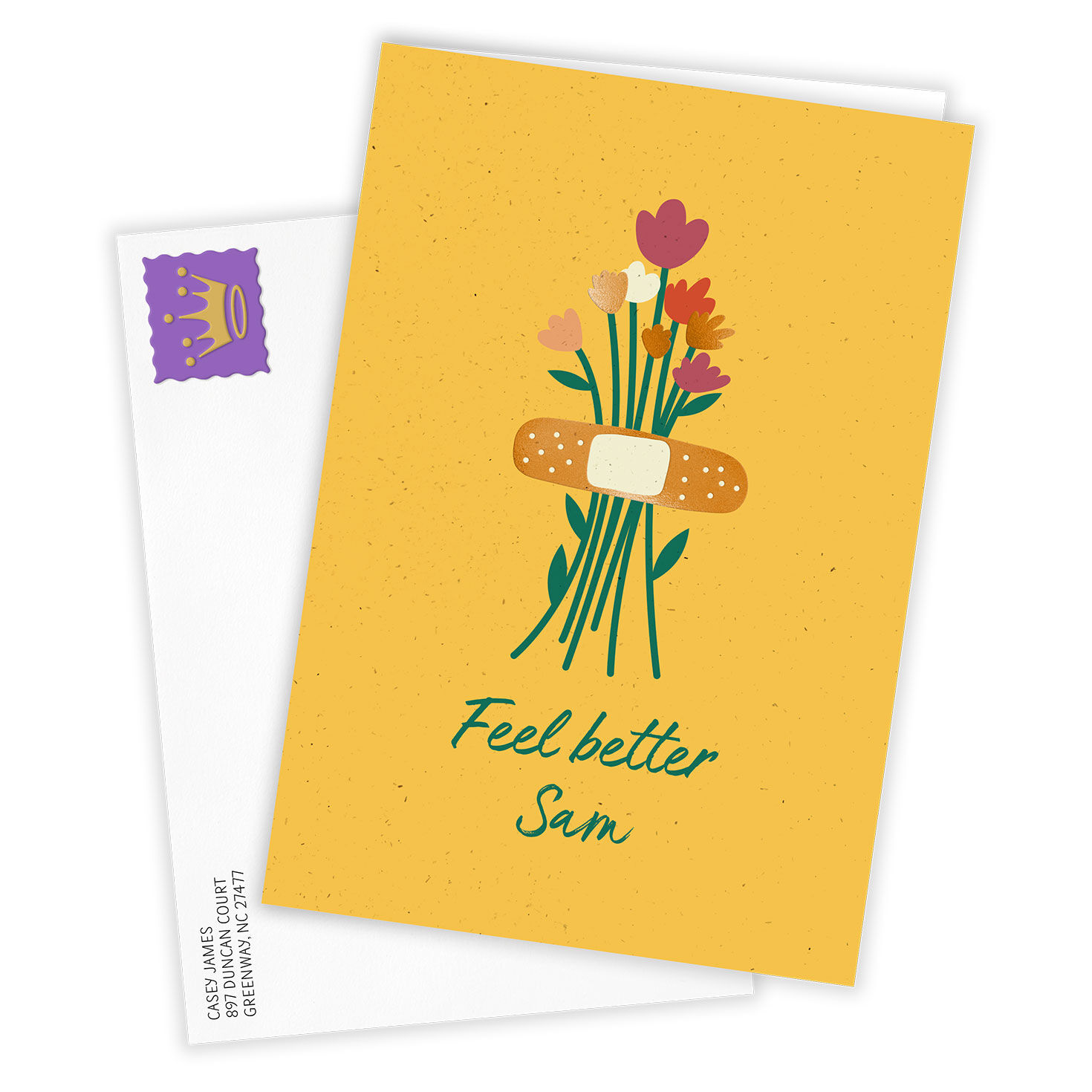 Feel Better Flower Bouquet Custom Get Well Card - Greeting Cards | Hallmark
