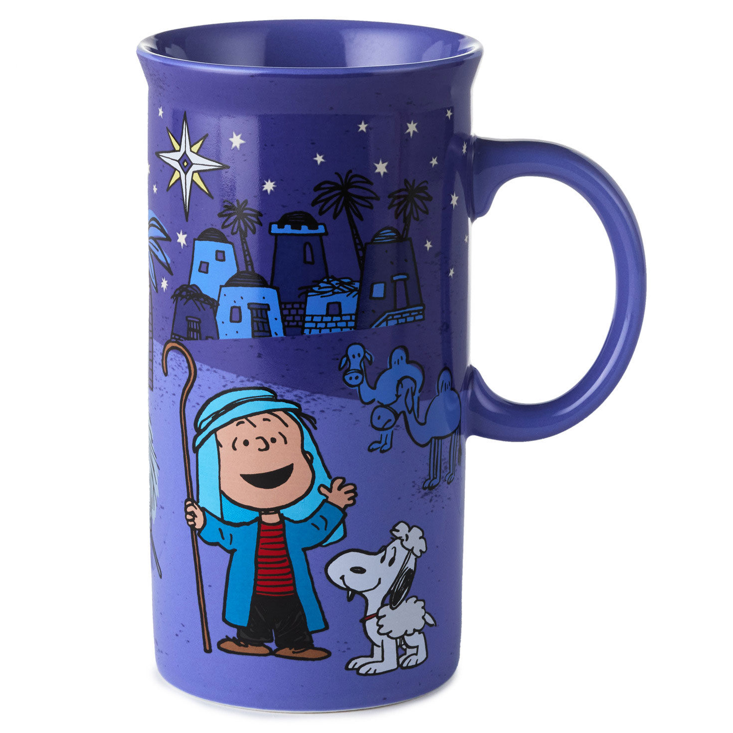 Peanuts® Shepherd Linus and Sheep Snoopy Nativity Scene Mug, 17.5 oz ...