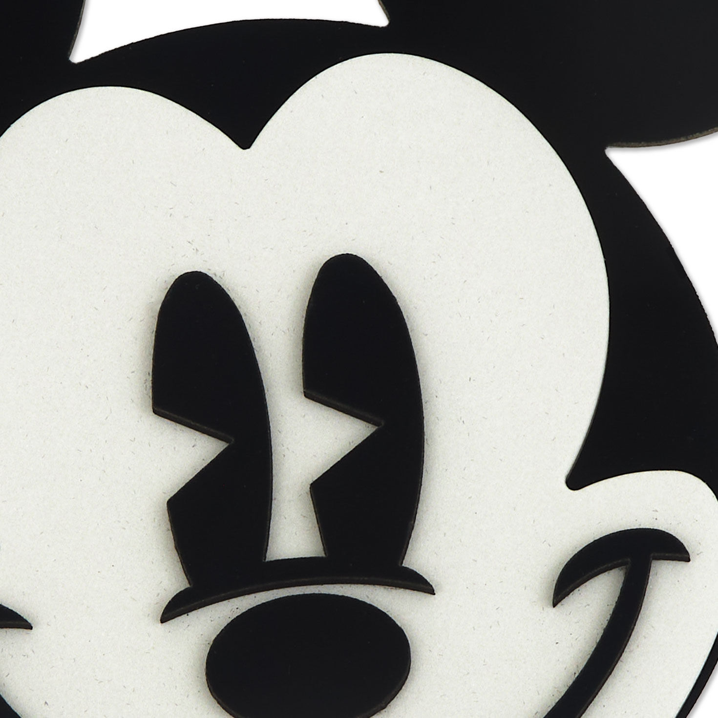 Disney Mickey Mouse Die-Cut Smiling Face Blank Card - Greeting Cards ...