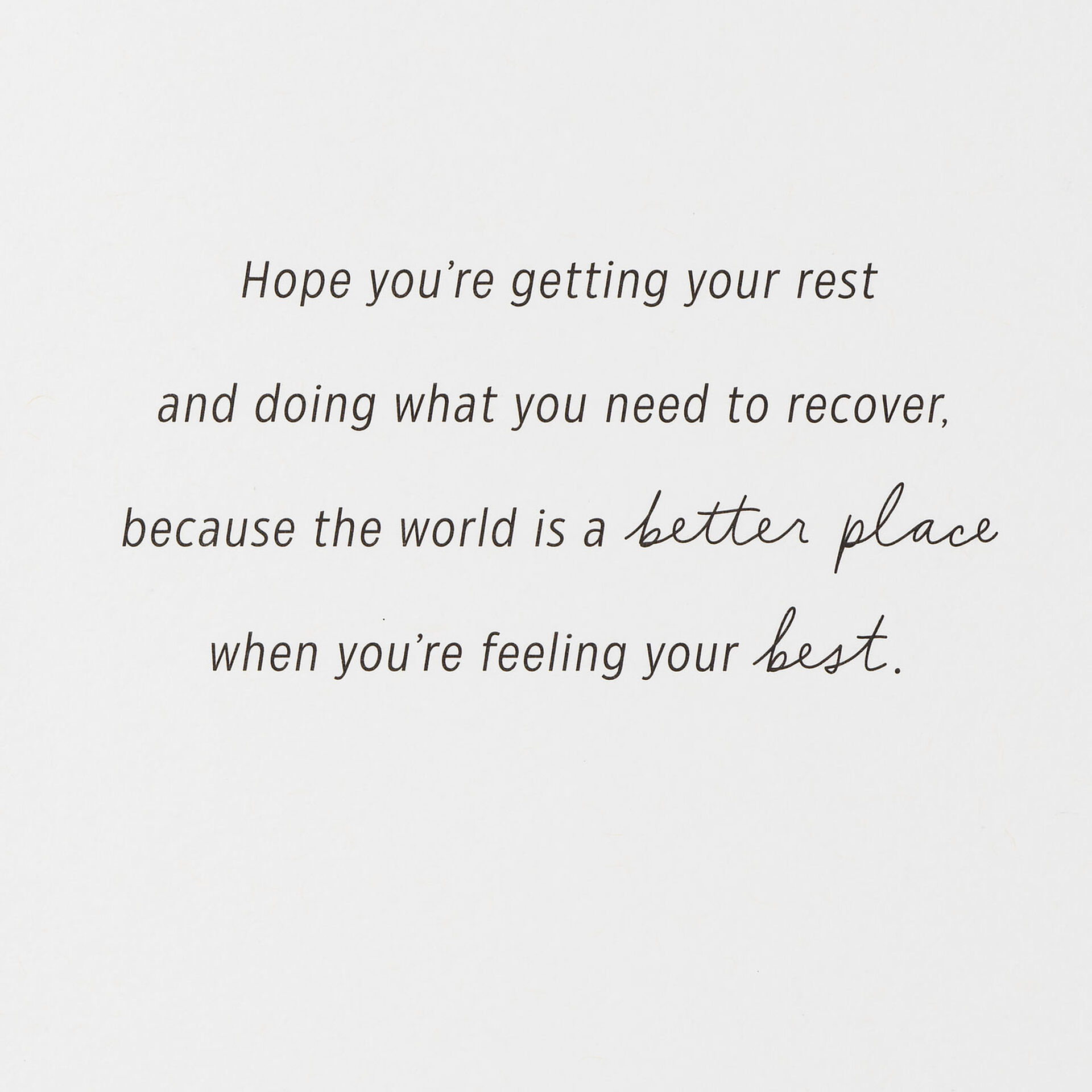 Take It Easy Get Well Card - Greeting Cards - Hallmark