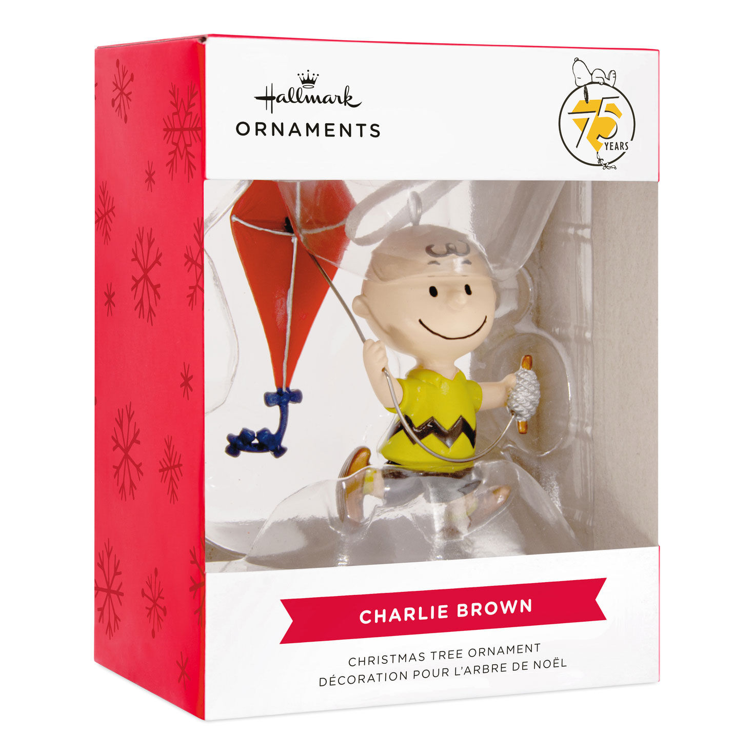Peanuts® 75th Anniversary Charlie Brown With Kite Hallmark Ornament ...