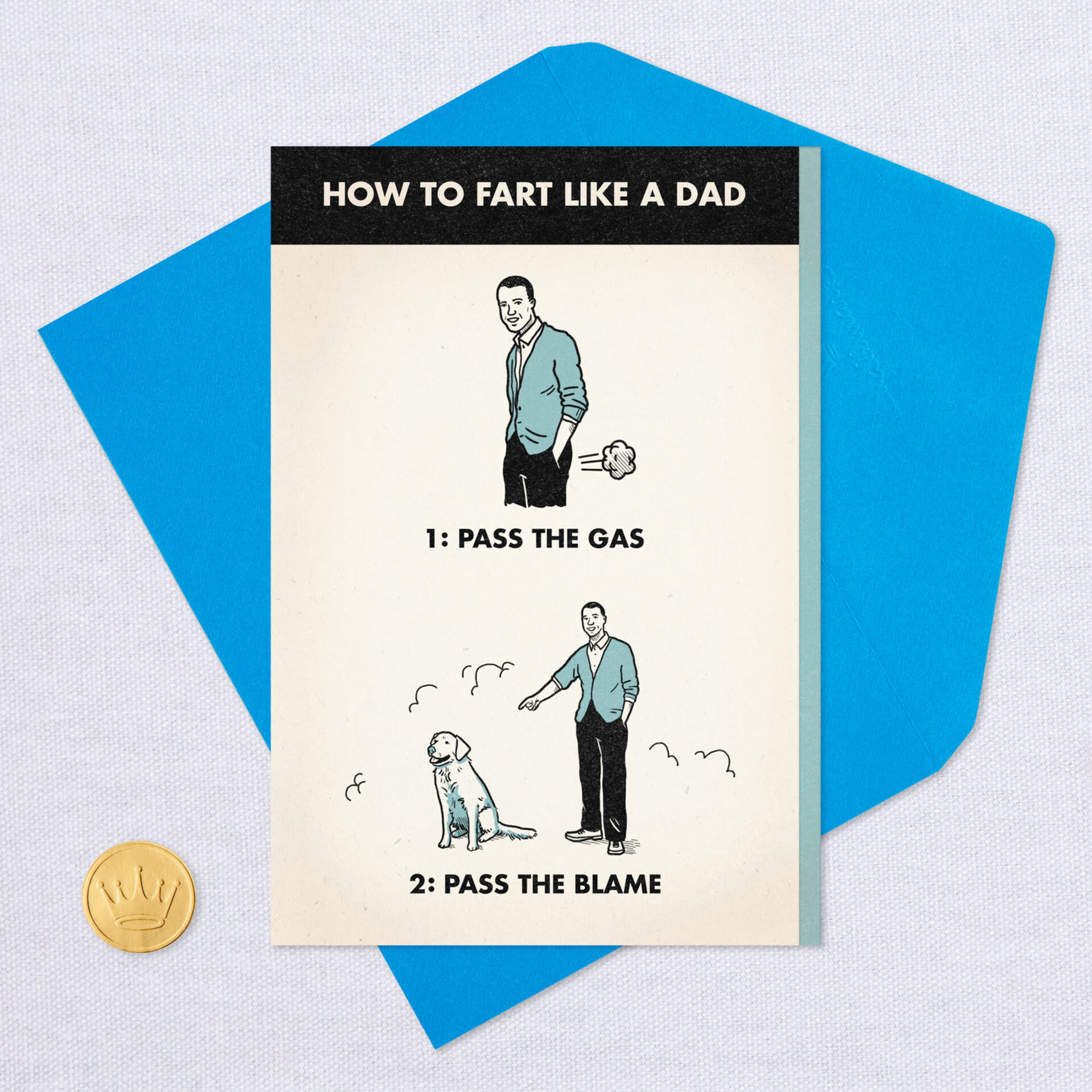 How to Fart Like a Dad Funny Father's Day Card - Greeting Cards - Hallmark