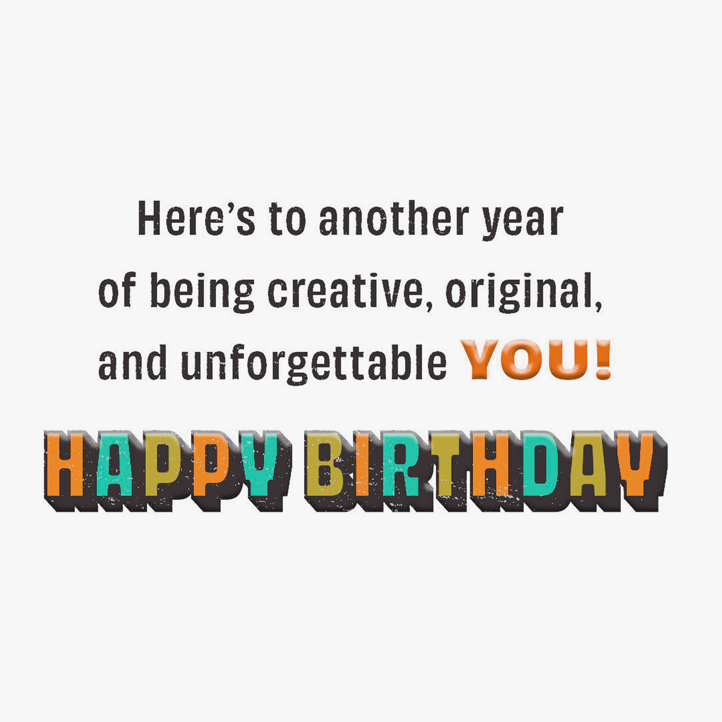 Feel the Beat Musical Icons Lettering Birthday Card for Kids - Greeting ...