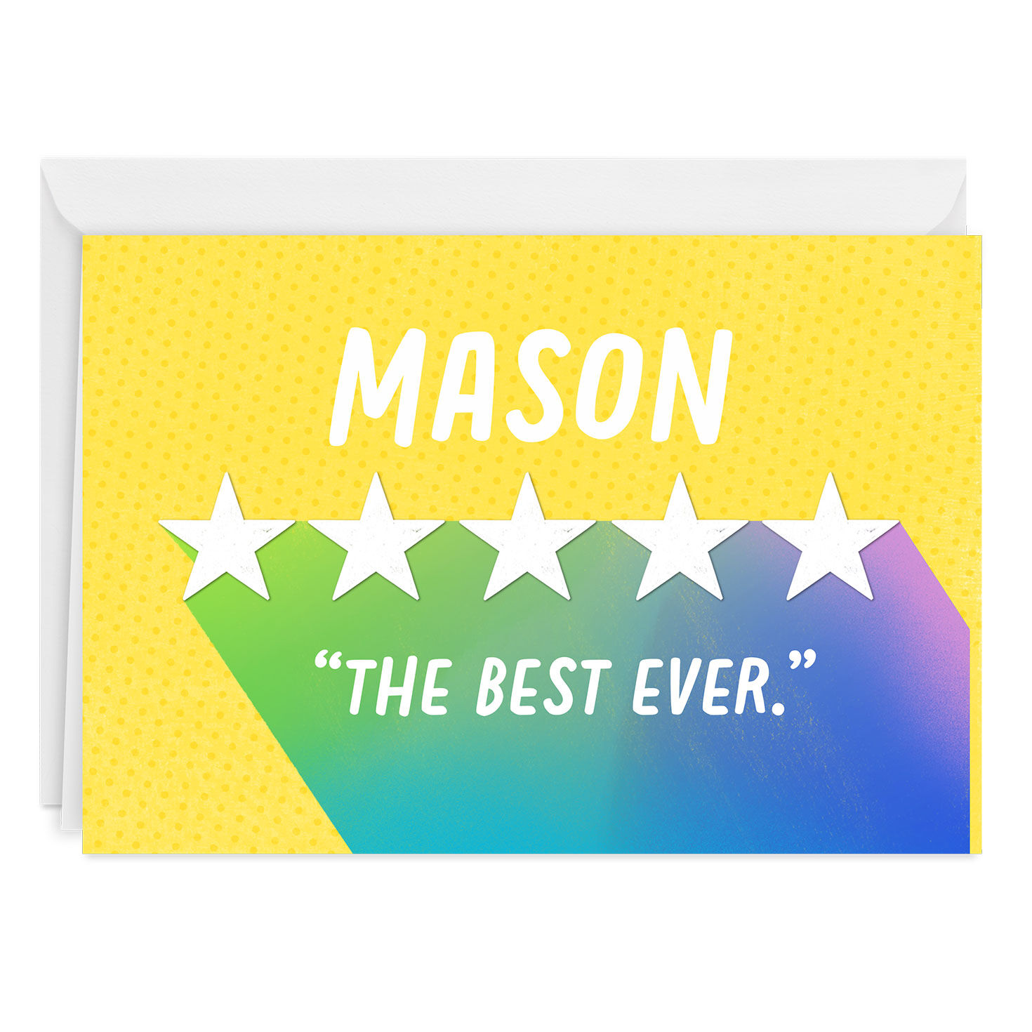 Personalized Five Stars Card - Greeting Cards | Hallmark
