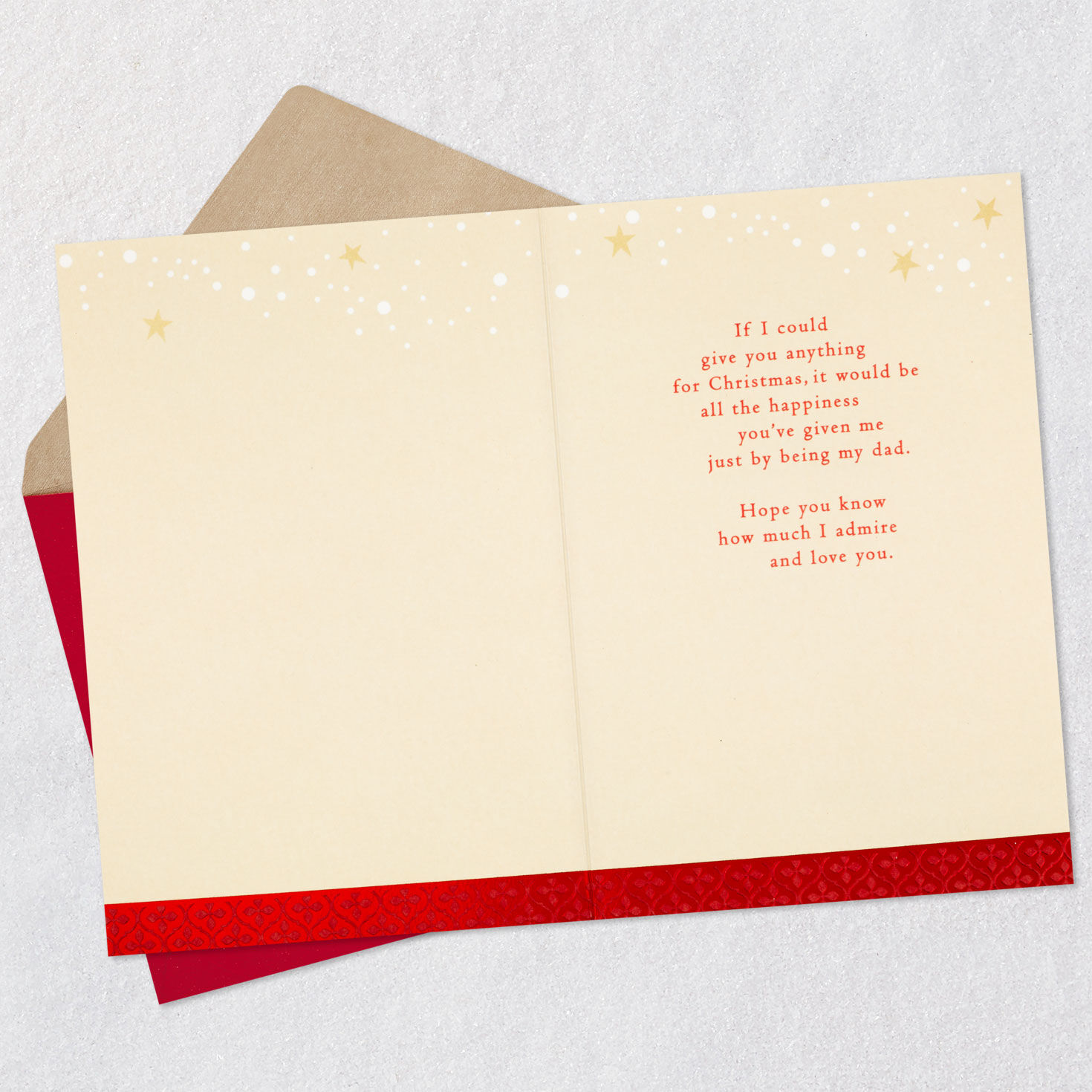 Loved and Admired Christmas Card for Dad - Greeting Cards | Hallmark