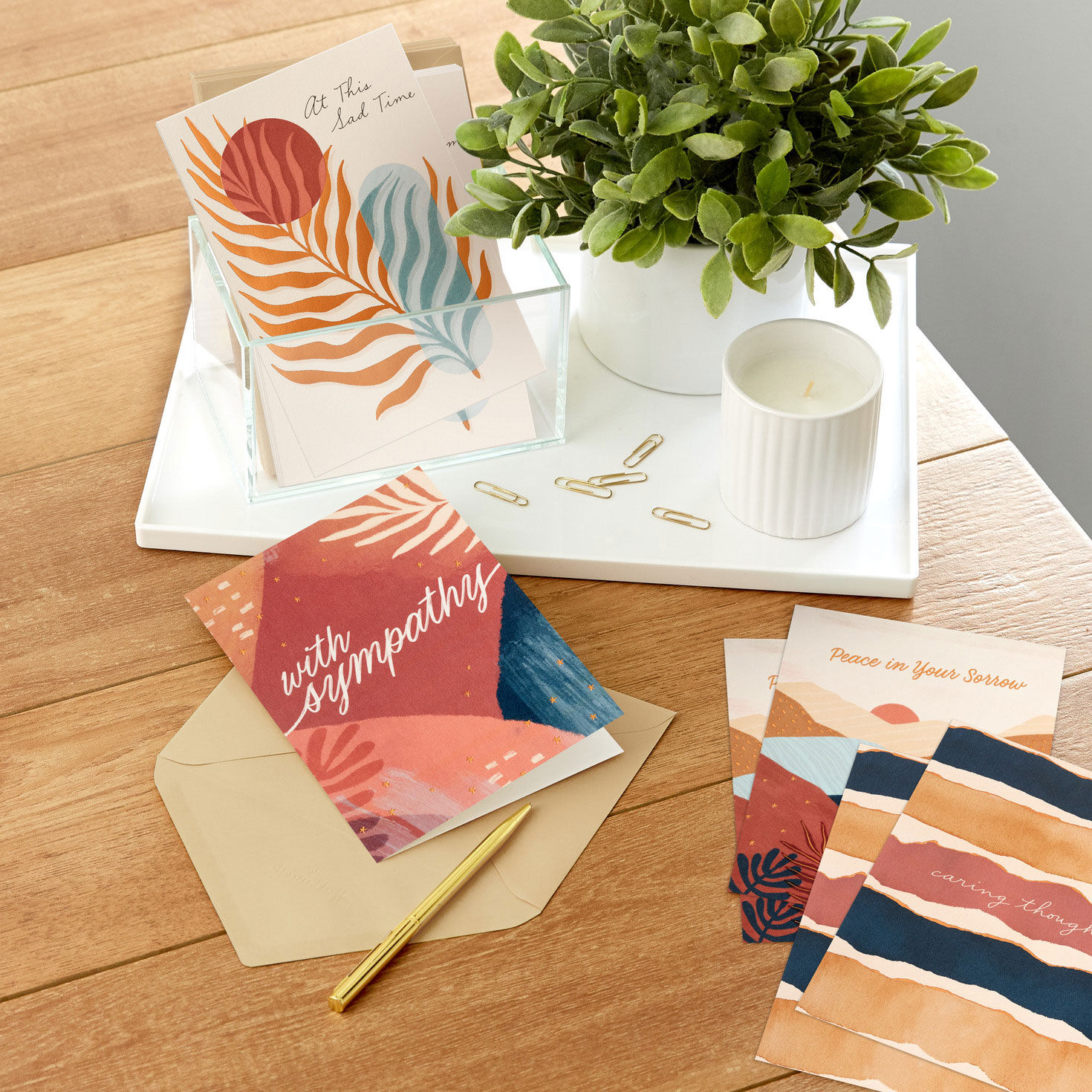 Serene Nature Boxed Sympathy Cards Assortment, Pack of 16 - Boxed Cards ...