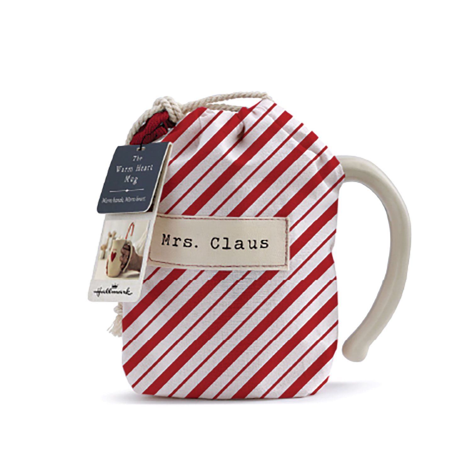 Demdaco Mrs. Claus Red Heart Holiday Mug, 16 oz. - Mugs | Hallmark