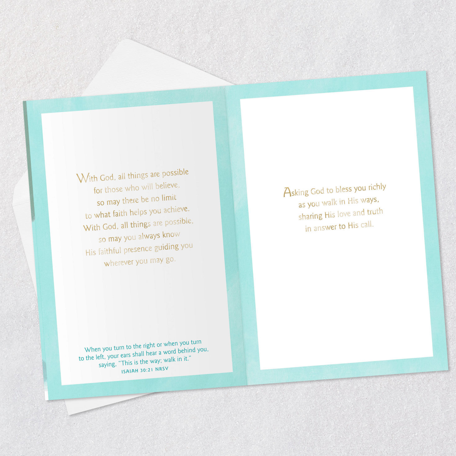 God Is With You Ordination Congratulations Card - Greeting Cards | Hallmark