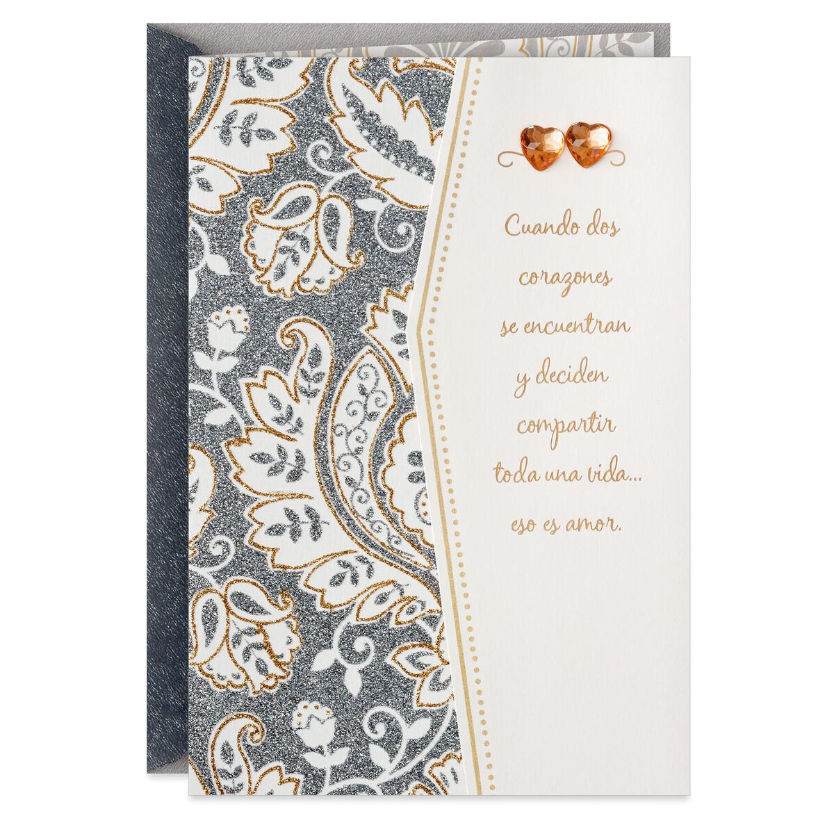 One-of-a-Kind Love Spanish-Language Wedding Card for Couple - Greeting ...